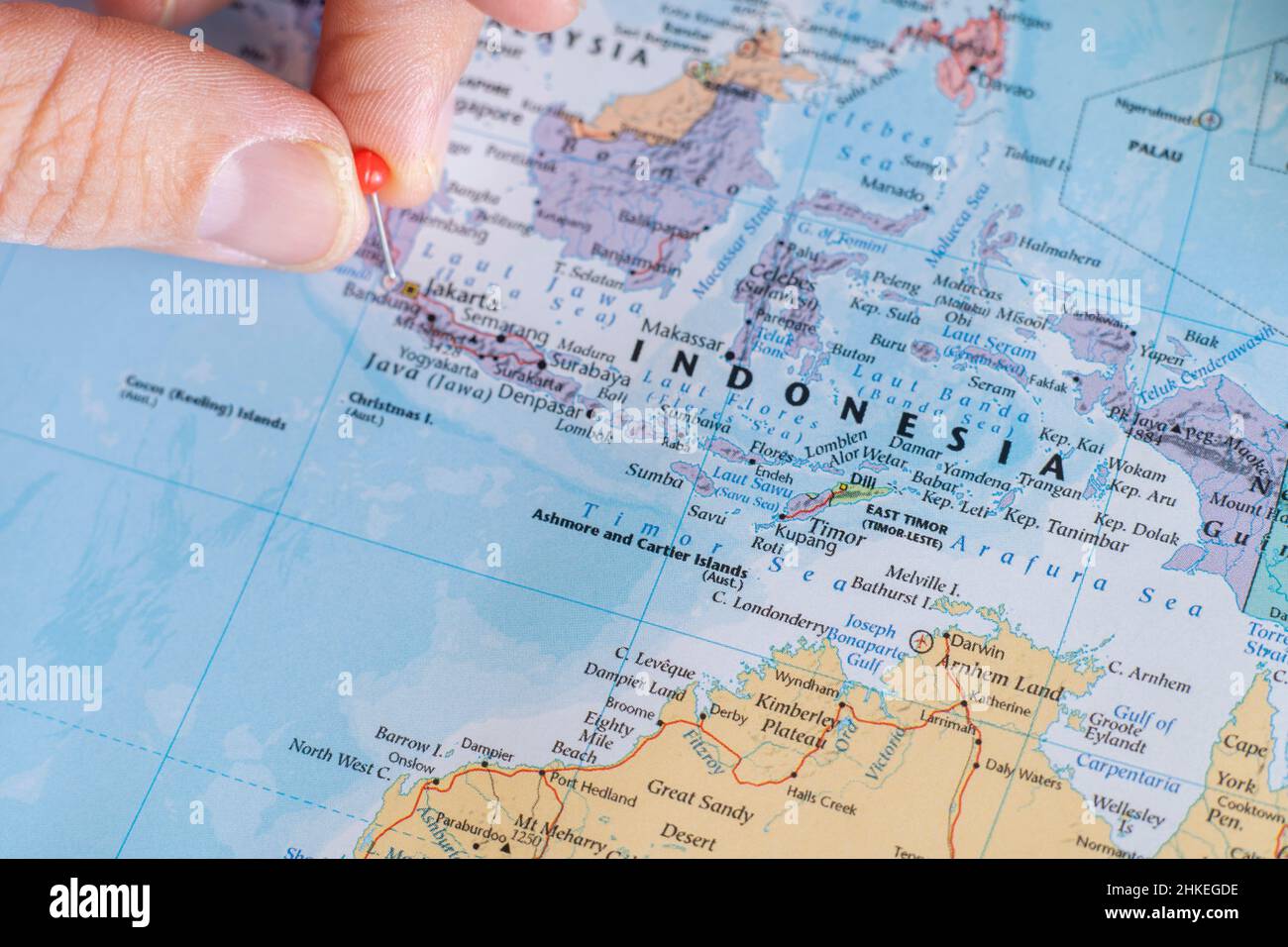 Pinned jakarta hi-res stock photography and images - Alamy