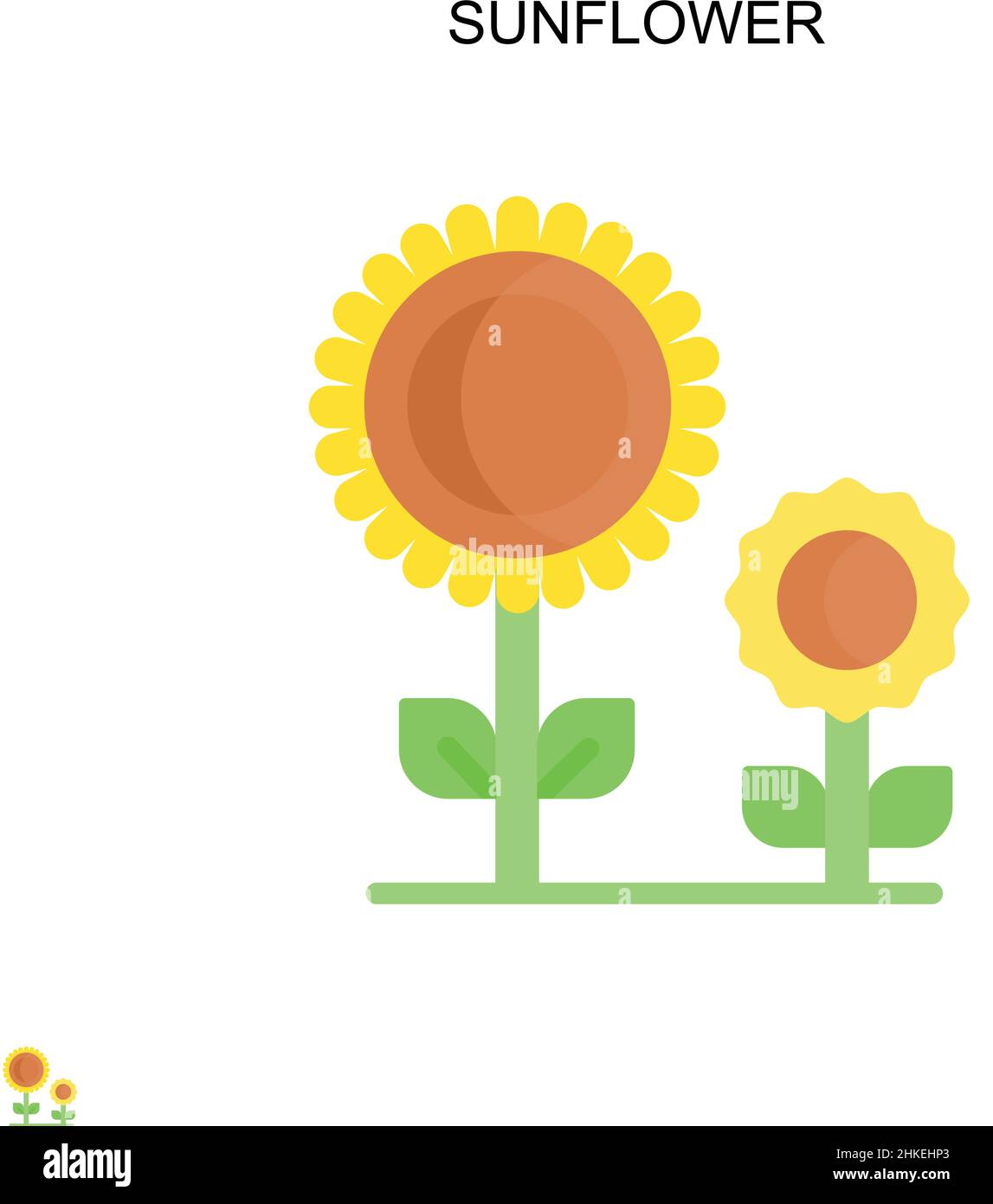 Simple Sunflower Template