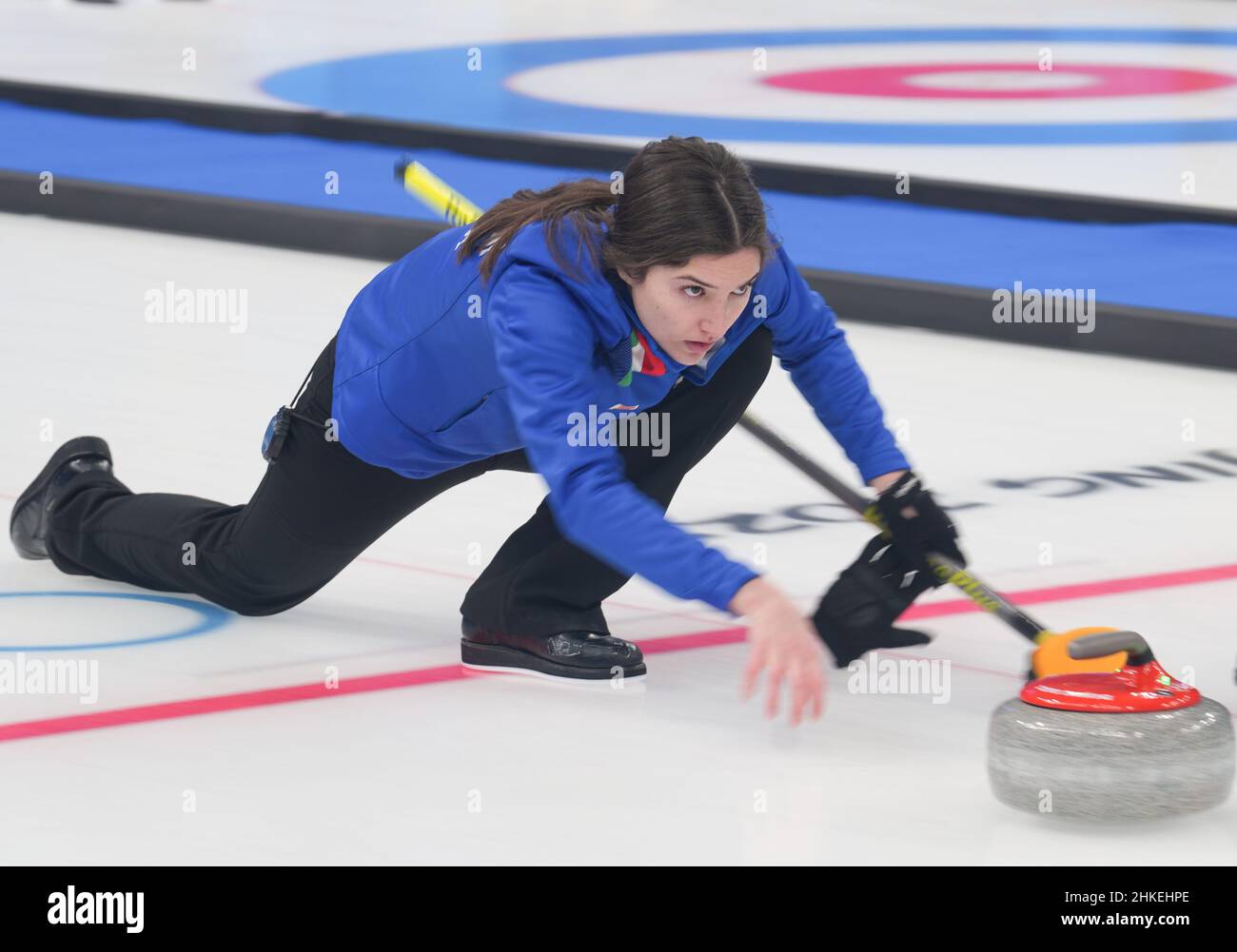 Beijing, China. 4th Feb, 2022. Stefania Constantini of Italy competes ...