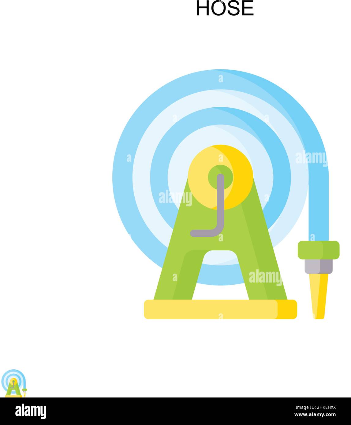 Rubber fire hose hi-res stock photography and images - Alamy