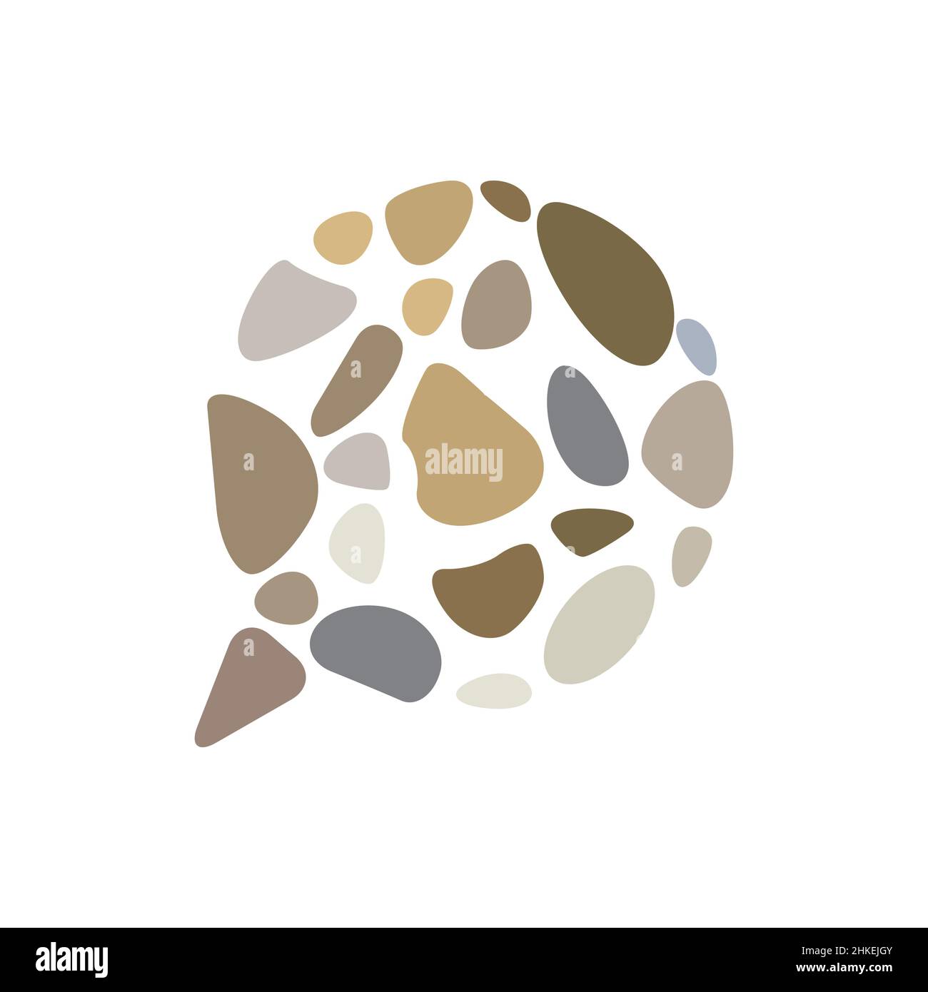 stone concrete consulting logo design vector graphic symbol icon ...