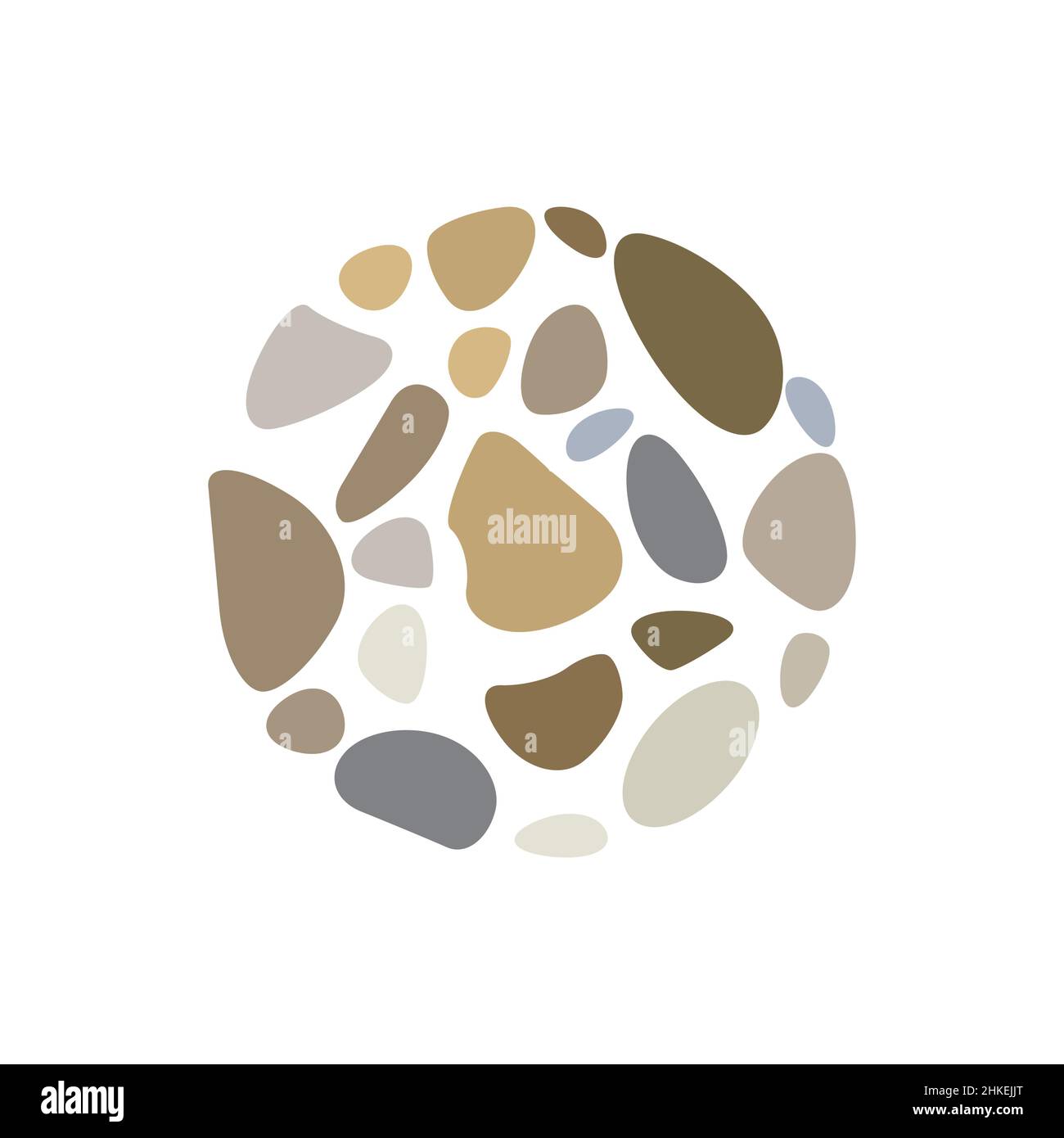 stone colorful art floor logo design vector graphic symbol icon ...