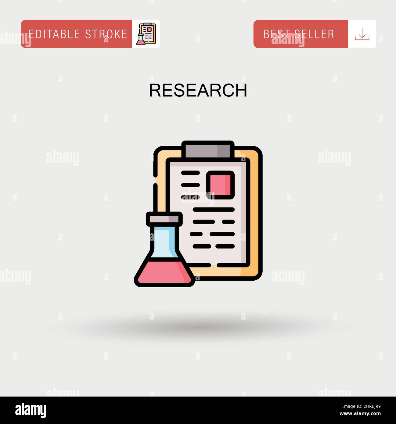 Research Simple vector icon Stock Vector Image & Art - Alamy