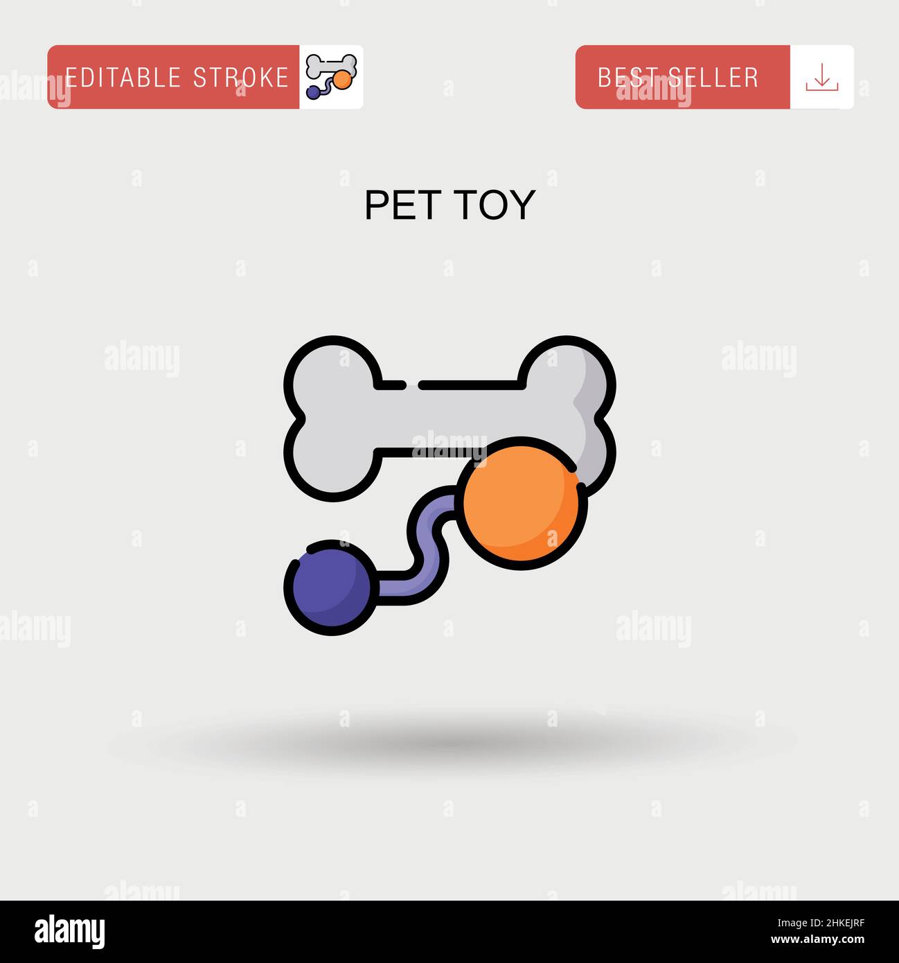 Pet toy Simple vector icon Stock Vector Image & Art - Alamy