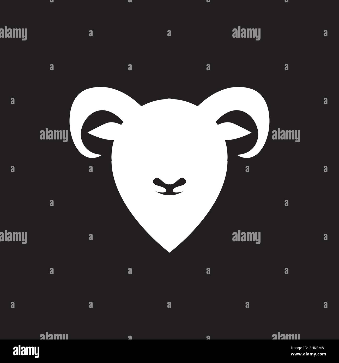 Goat pin Stock Vector Images - Alamy