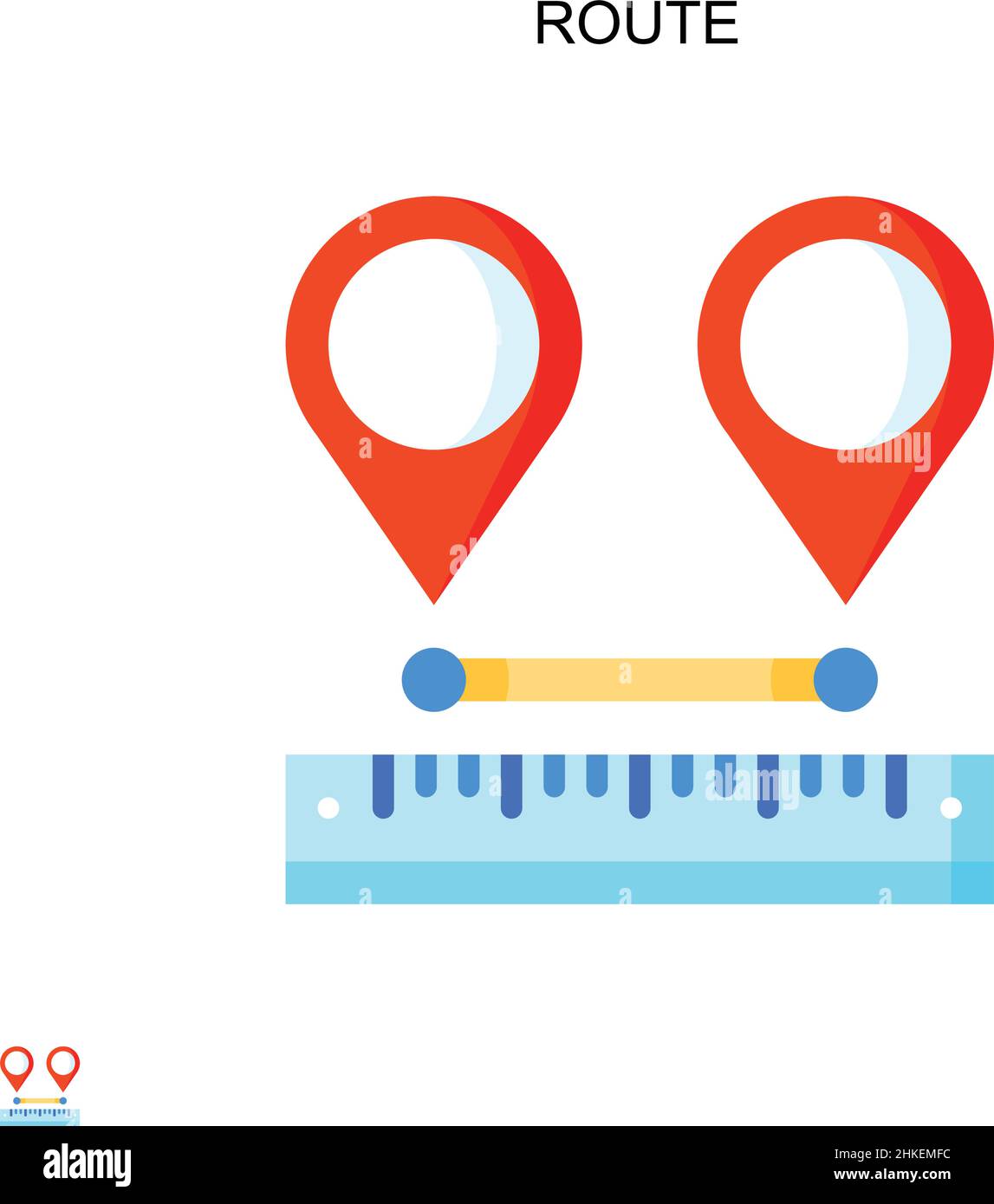 Map of historic old route 66 hi-res stock photography and images - Alamy