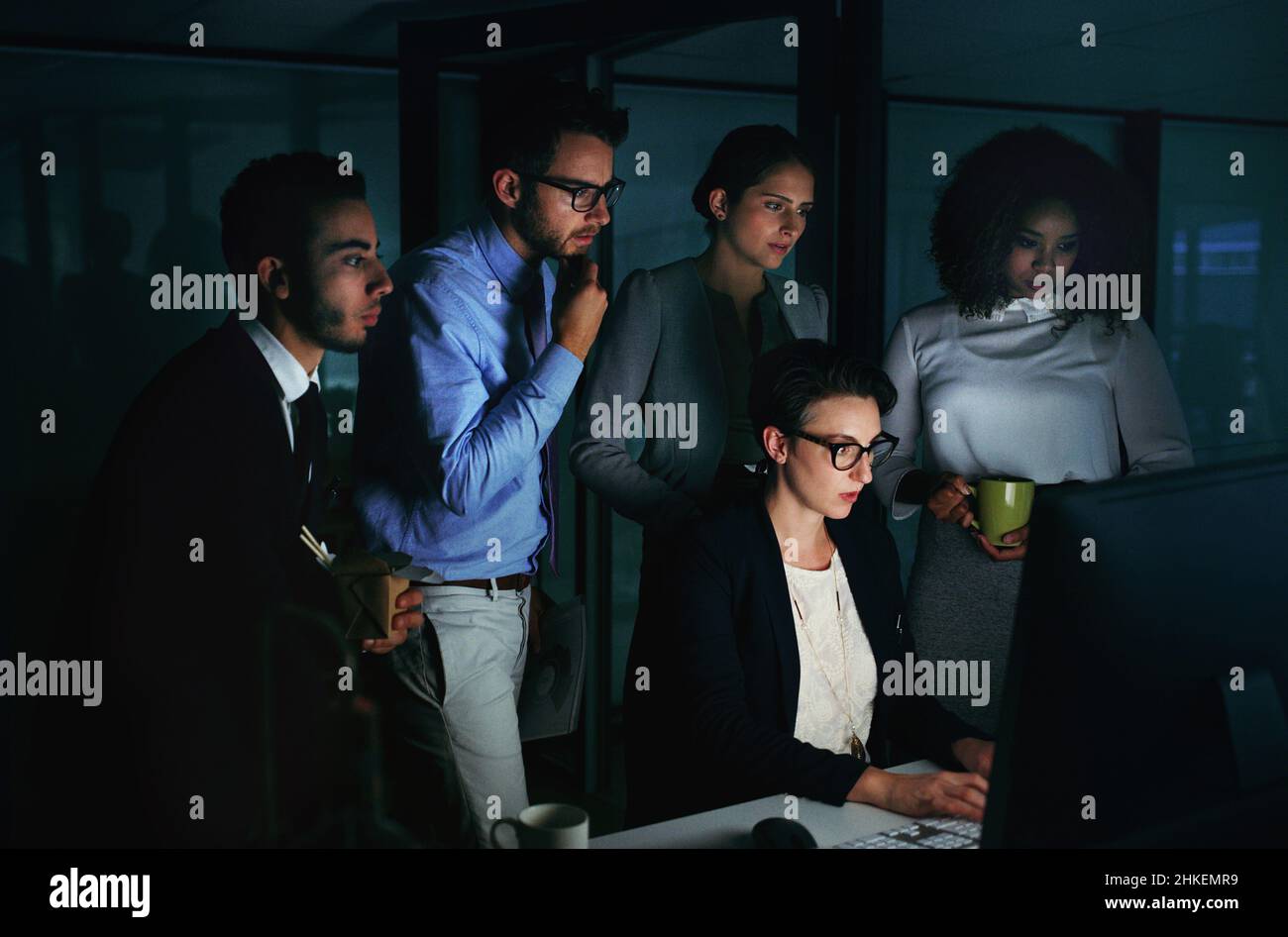 Gather round everyone. Cropped shot of a diverse group of ...