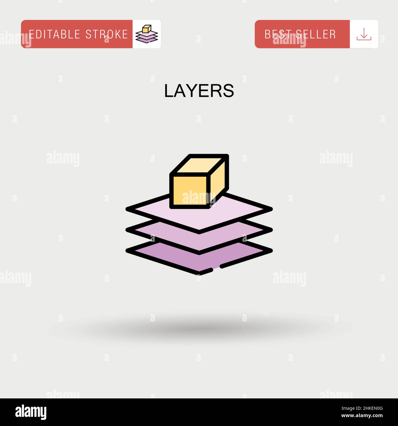 Layers icon hi-res stock photography and images - Alamy