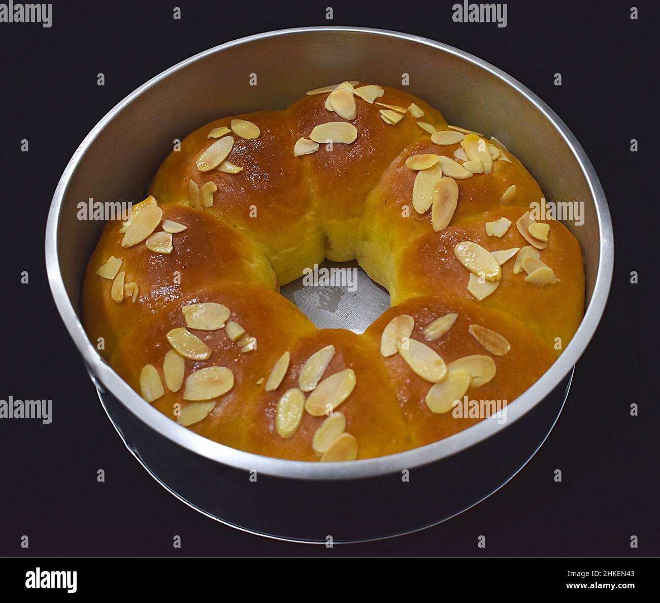 Delicious golden brown bread in isolated Stock Photo - Alamy