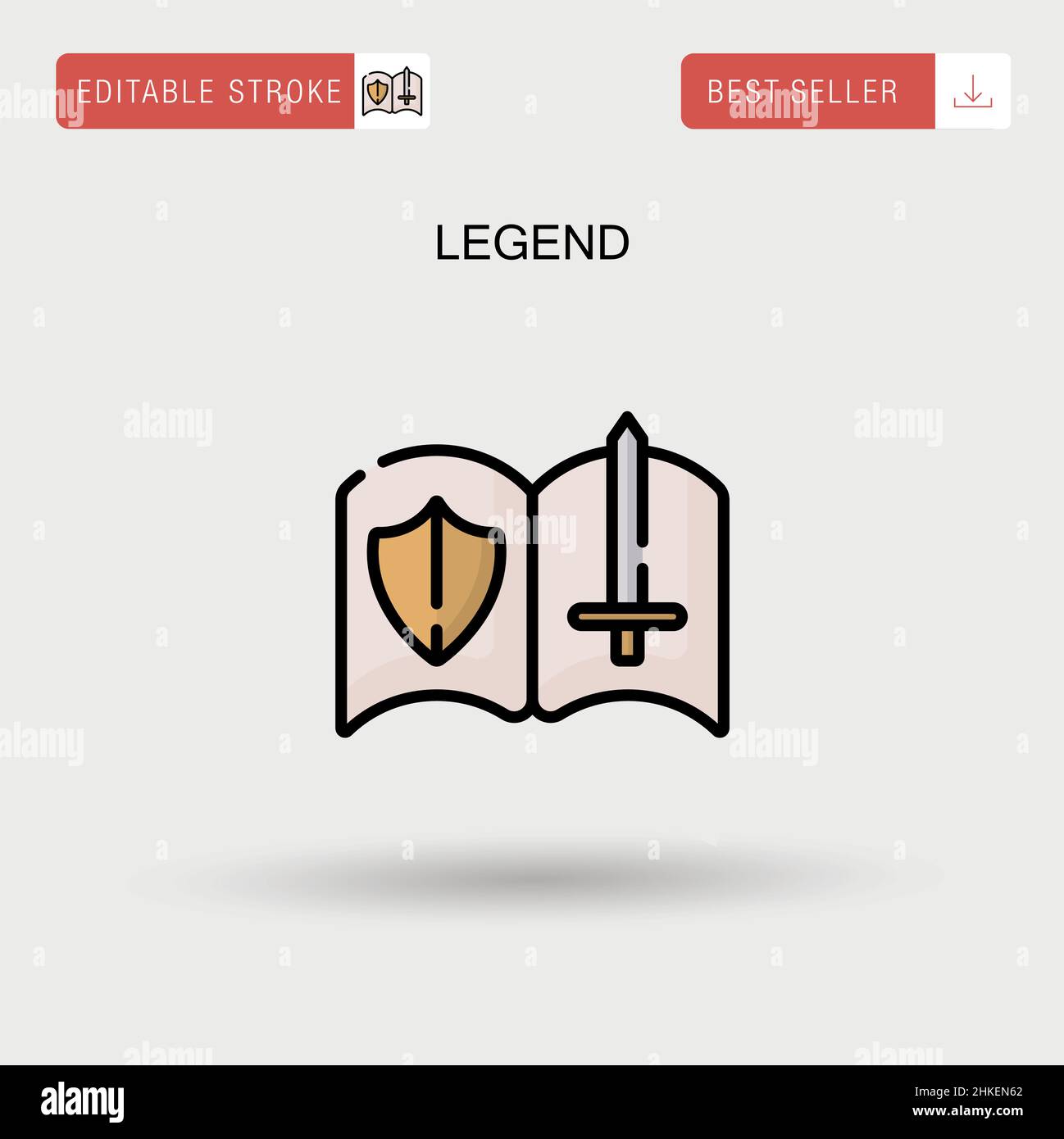 The legend the legend Stock Vector Images - Alamy