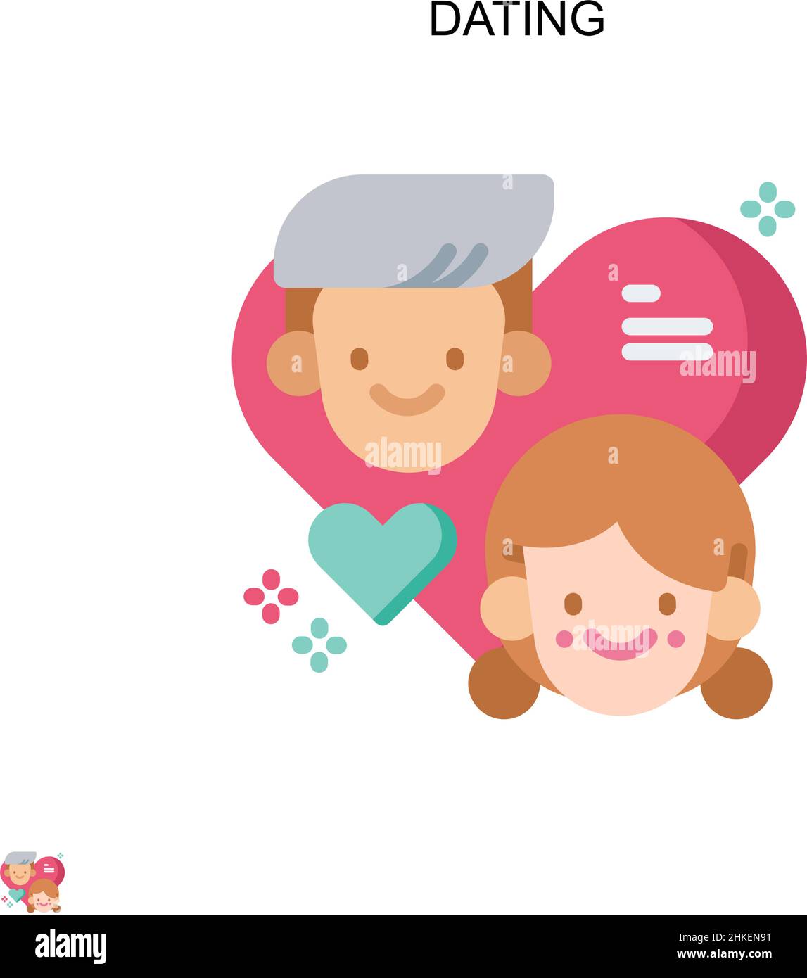 Mobile girlfriend Stock Vector Images - Alamy