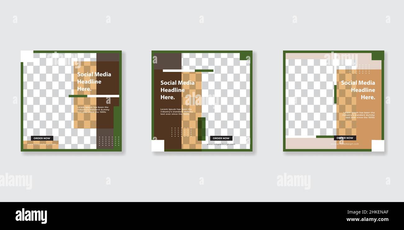 Square ad banner template Stock Vector Images - Alamy