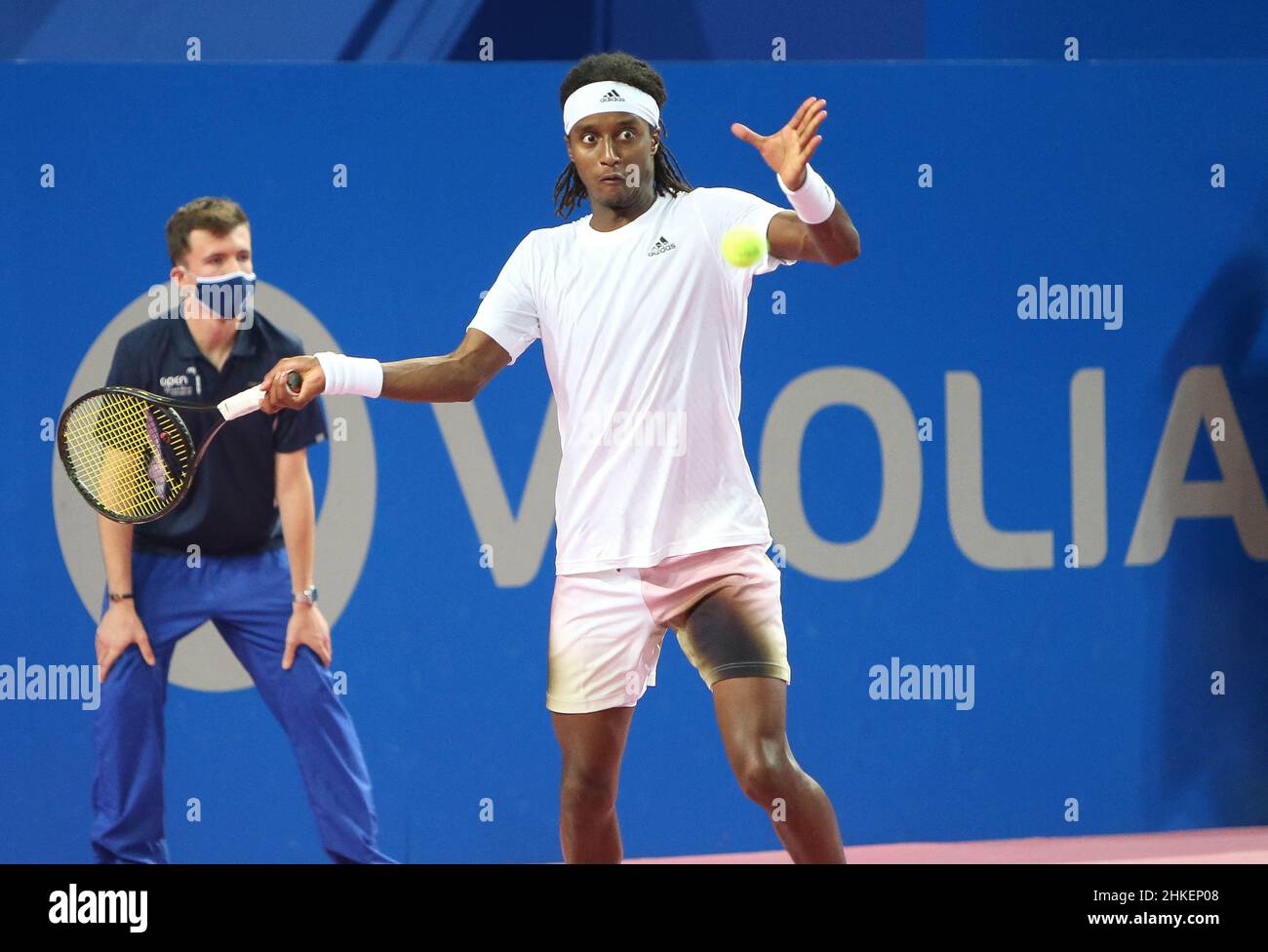 Mikael Ymer of Sweden during the Open Sud de, France. , . at Sud de ...