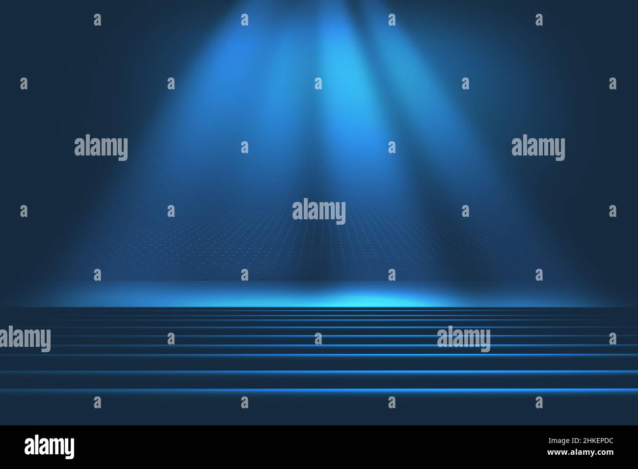 Abstract stage with light background. 3d illustration Stock Photo - Alamy