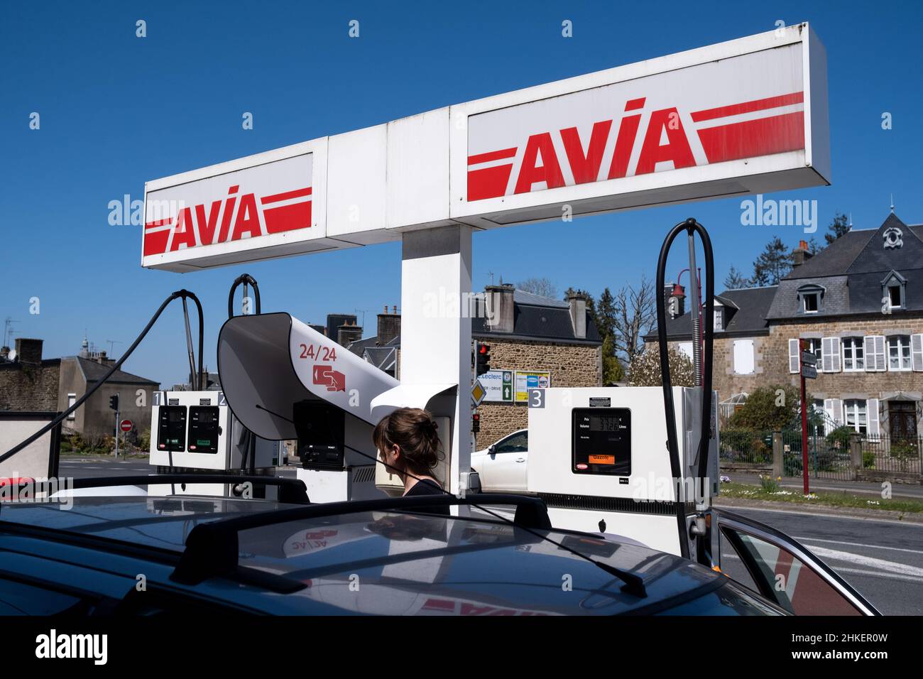 France, Normandy, the 2021-04-23. Illustration of daily life in ...