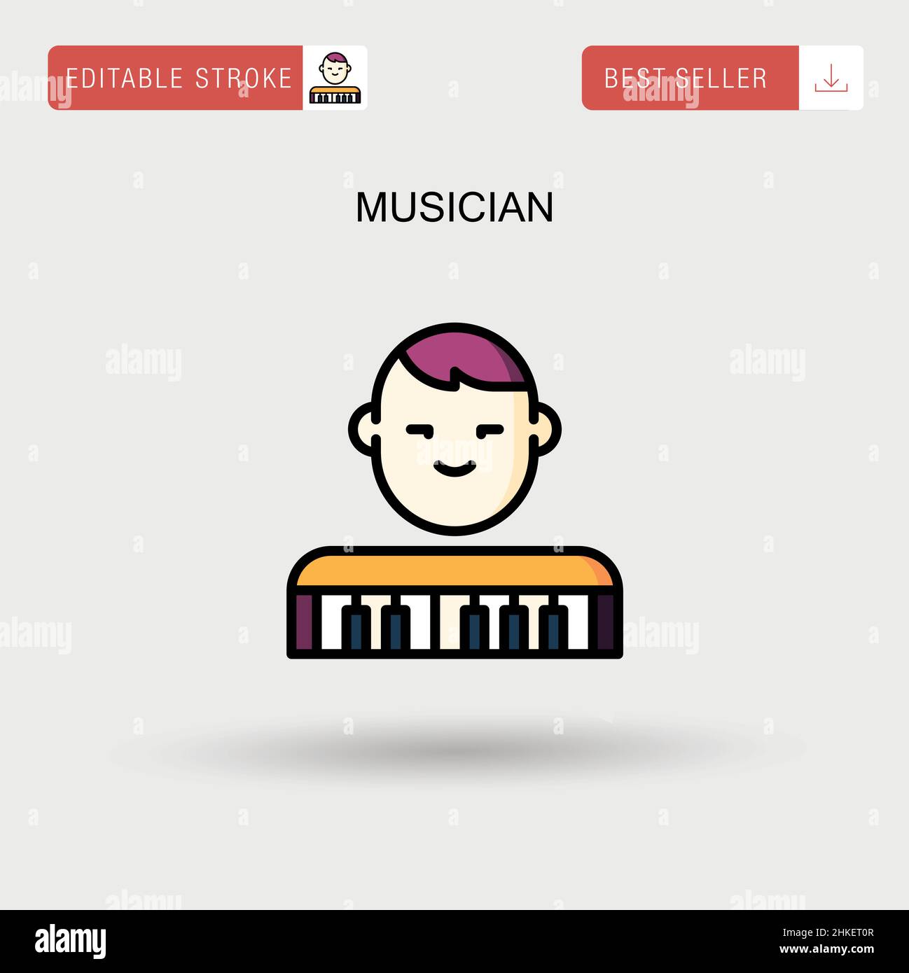 Professional musician Stock Vector Images - Alamy