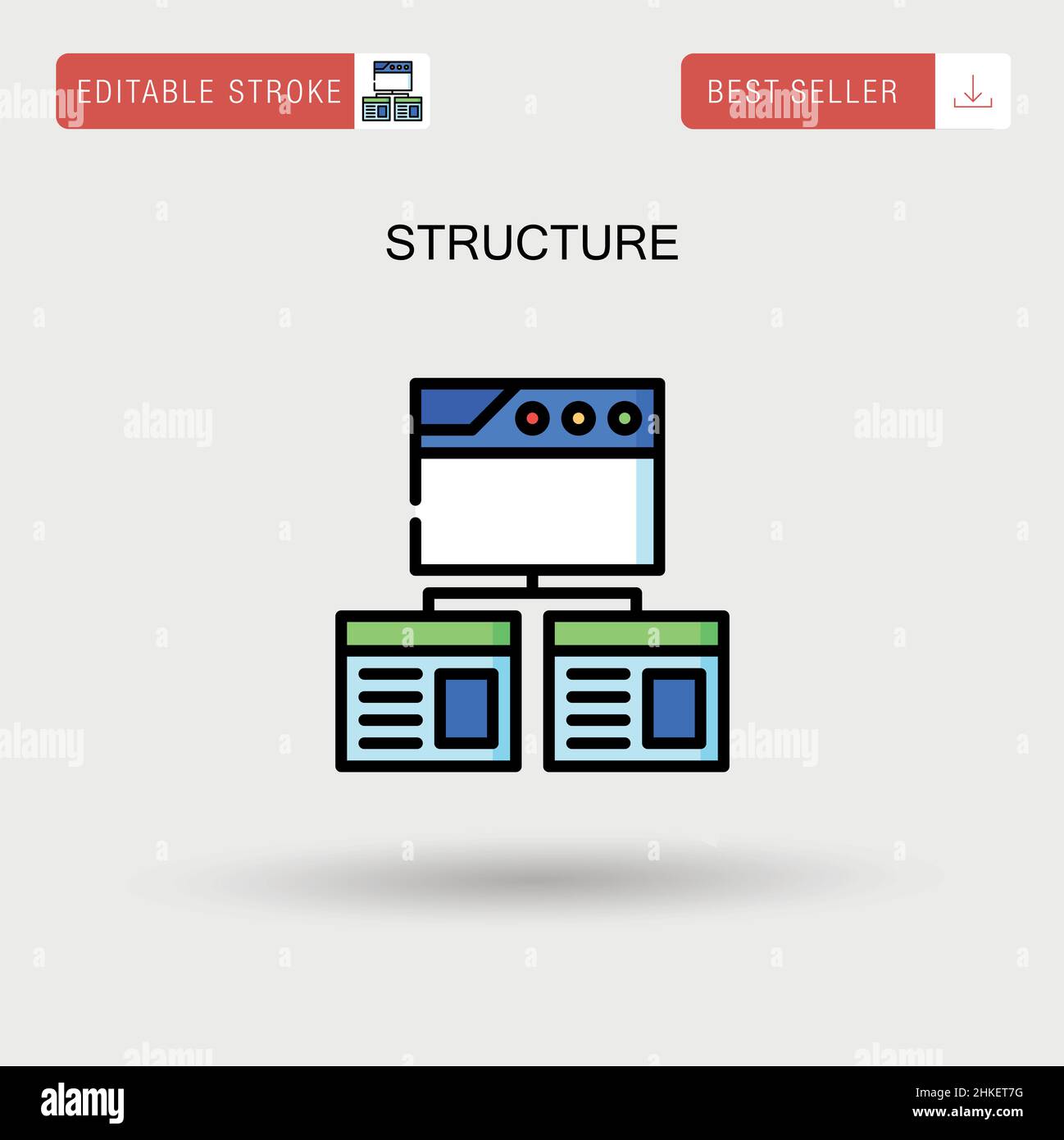 Structure design Stock Vector Images - Alamy