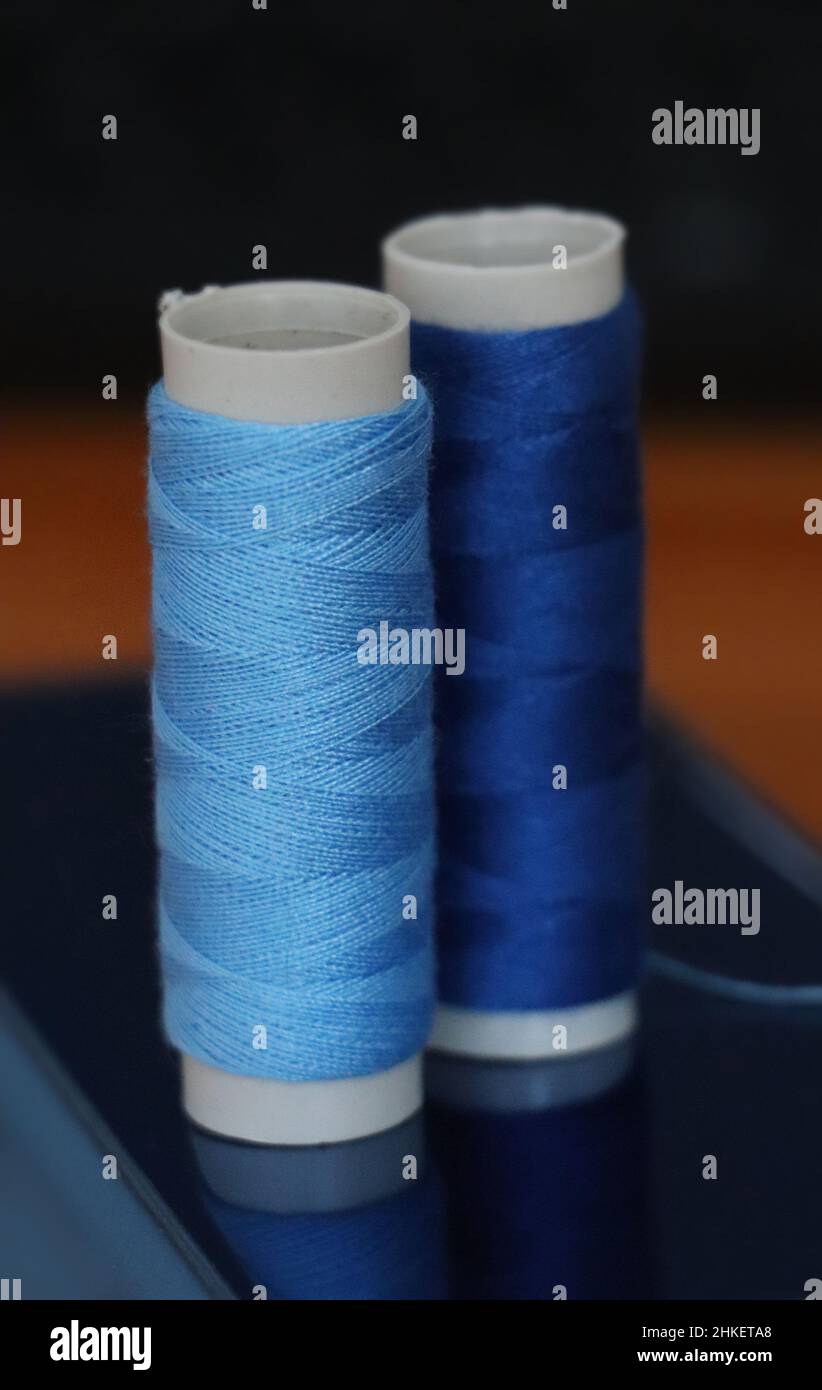 Coats blue threads hi-res stock photography and images - Alamy