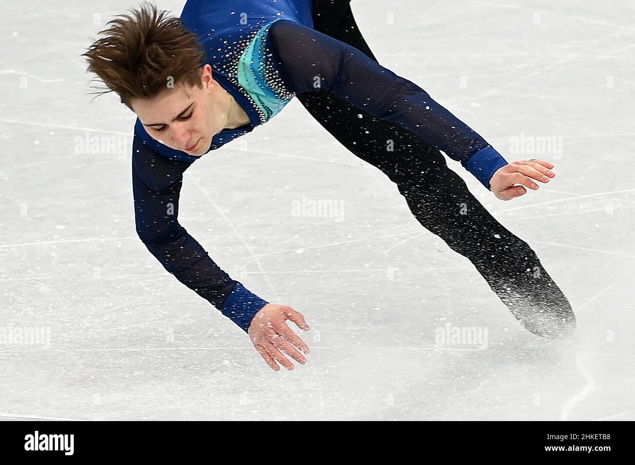 Beijing, China. 4th Feb, 2022. Roman Sadovsky of Canada competes during ...