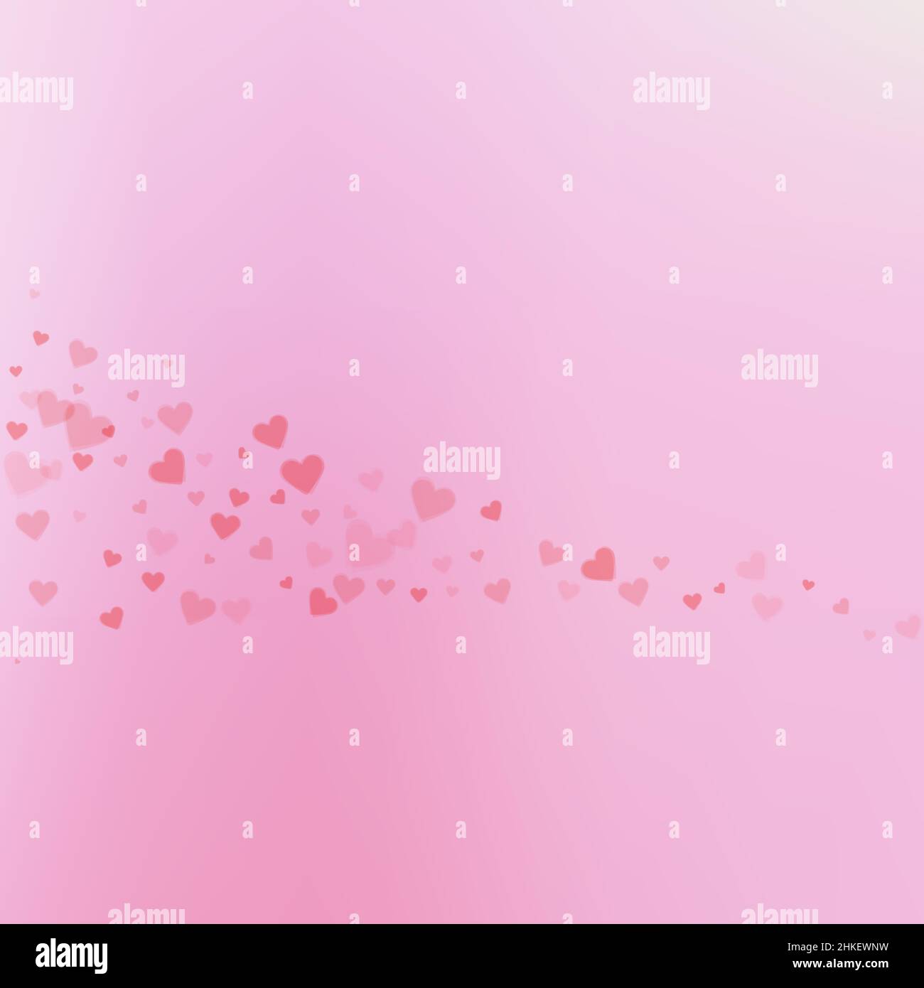 Red heart love confettis. Valentine's day comet extraordinary ...