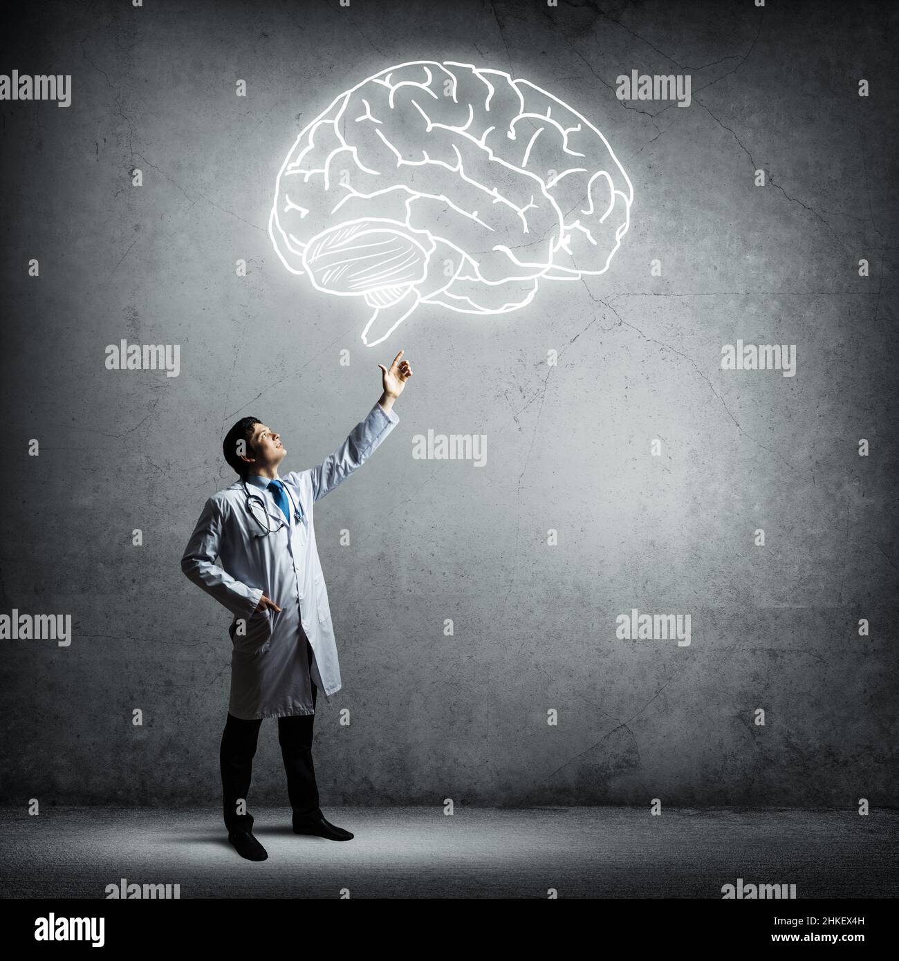 Neuro logo hi-res stock photography and images - Alamy