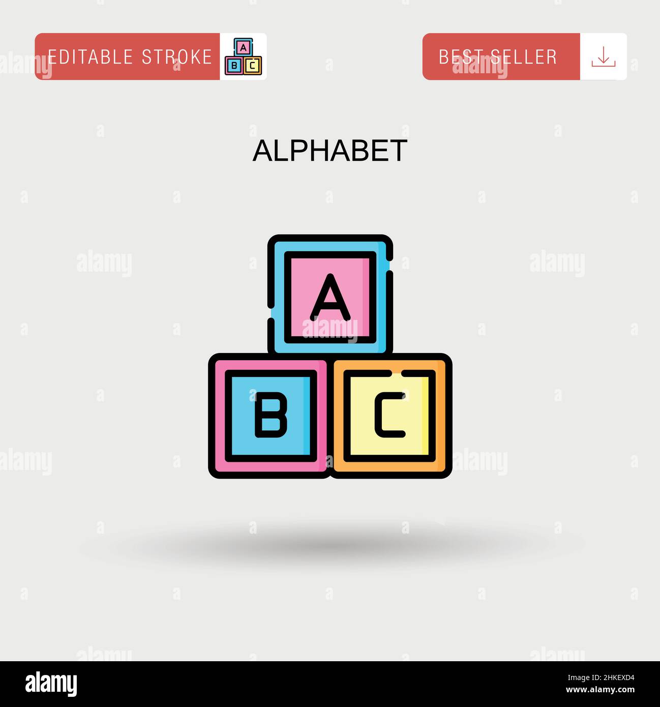 Abstract modern alphabet fonts typography urban style hi-res stock ...