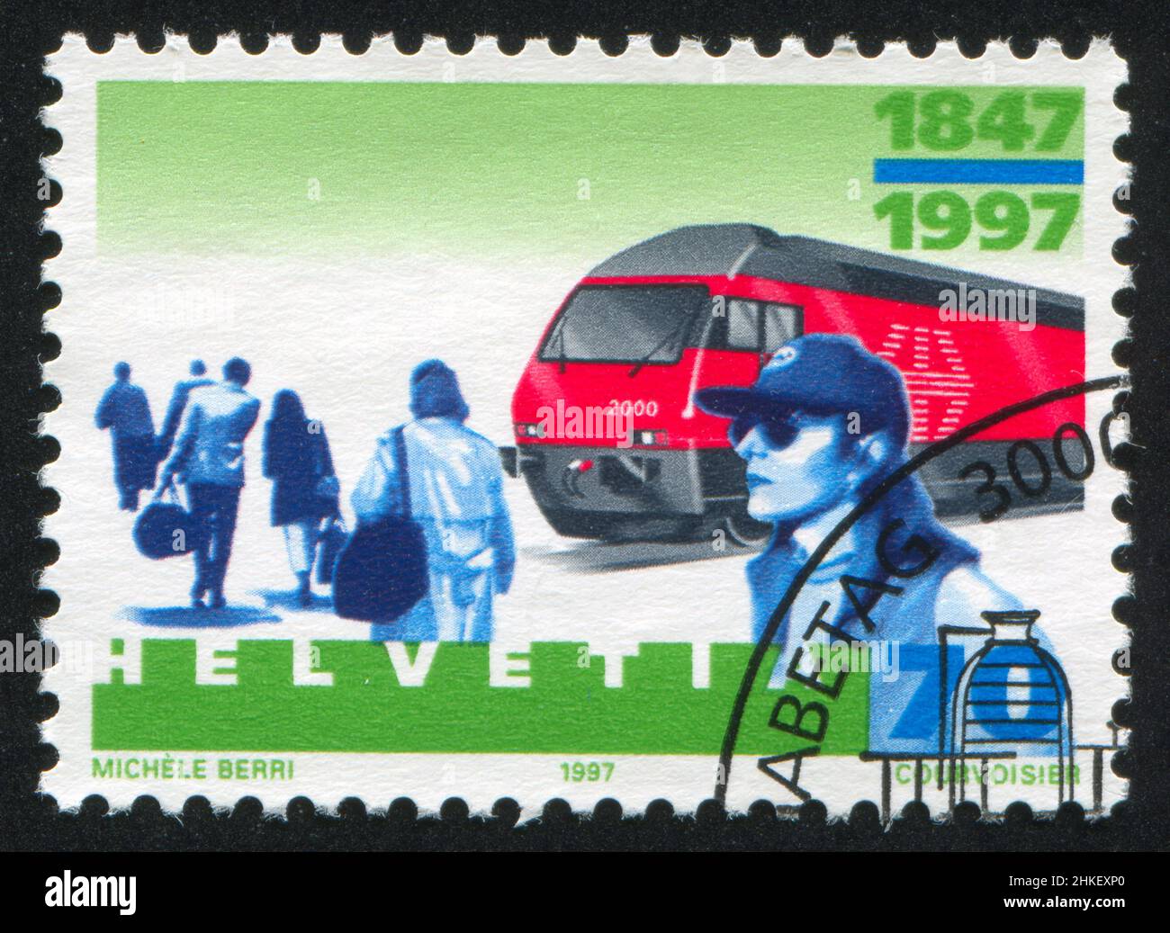 SWITZERLAND - CIRCA 2000: stamp printed by Switzerland, shows ...