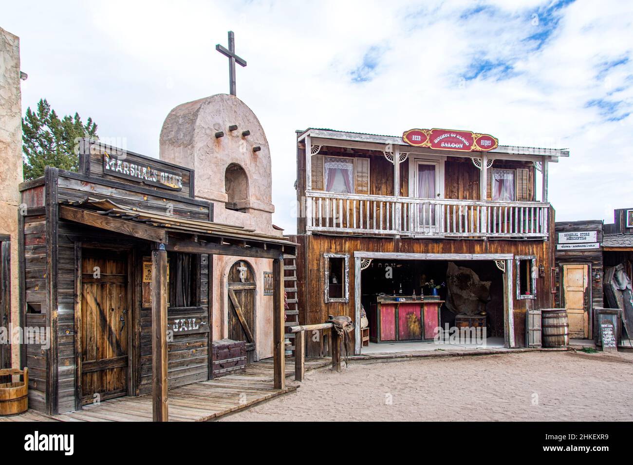Old buildings in the city of Tombstone, Arizona, USA Stock Photo - Alamy