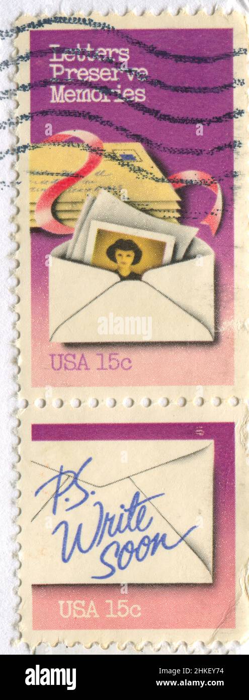 UNITED STATES - CIRCA 1980: stamp printed by United States, shows ...