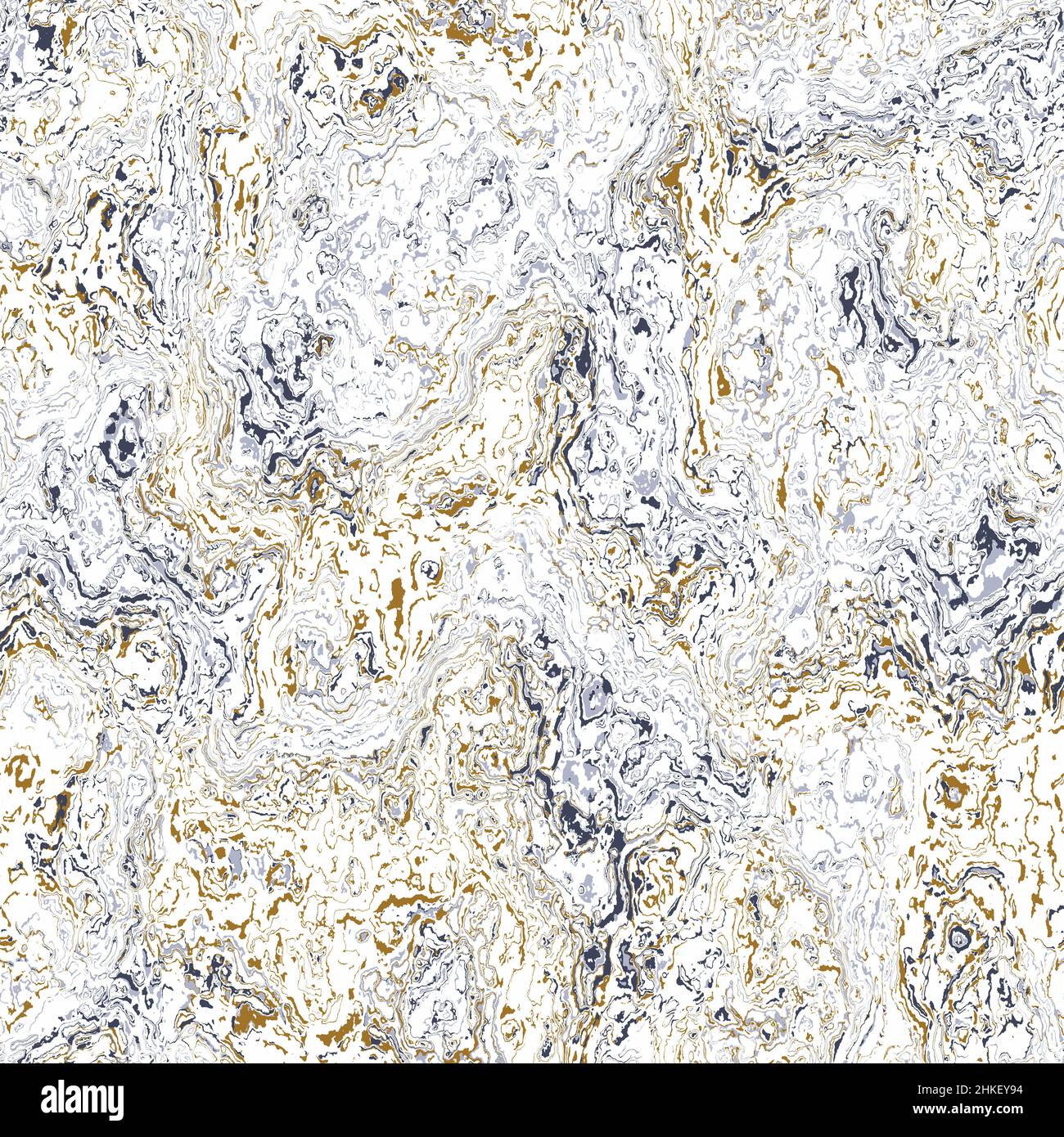 White tonal marbled seamless texture. Irregular pale ink blotch paint ...