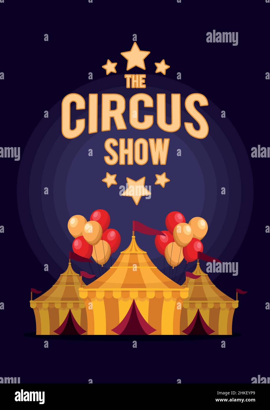 circus show lettering with tent Stock Vector Image & Art - Alamy