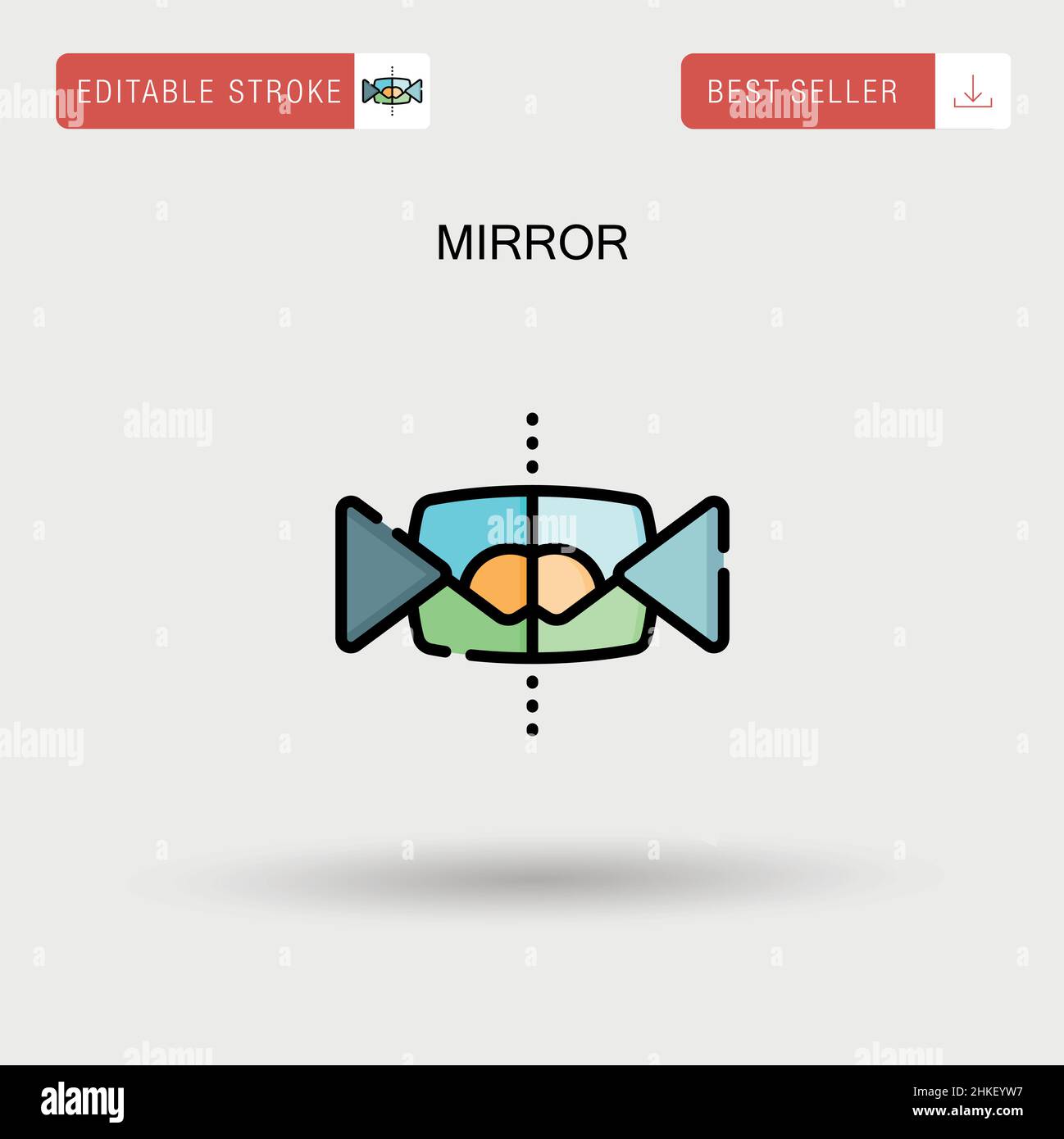 Silver round mirror hi-res stock photography and images - Alamy