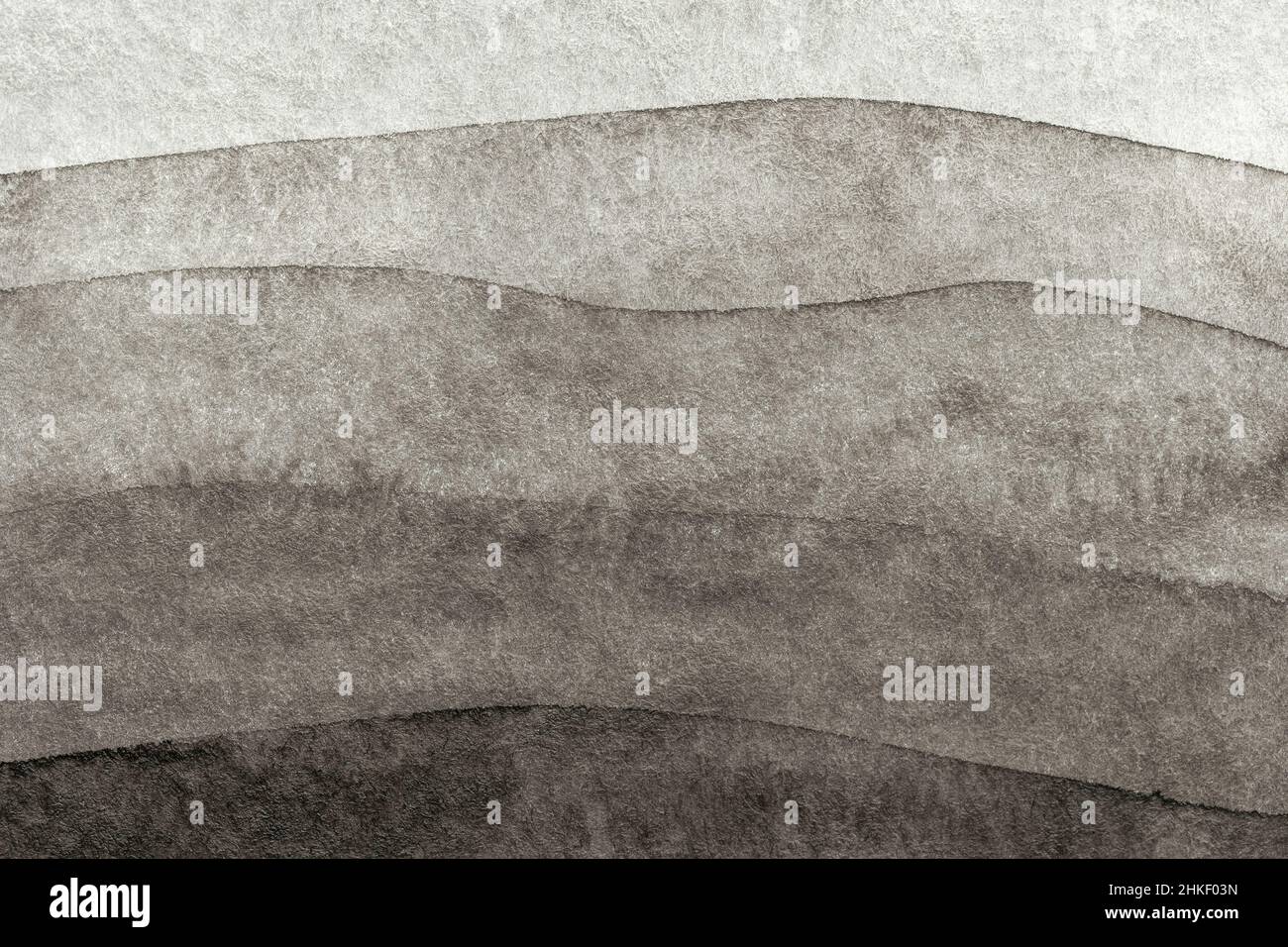 Abstract art background gray and black colors. Watercolor painting on ...