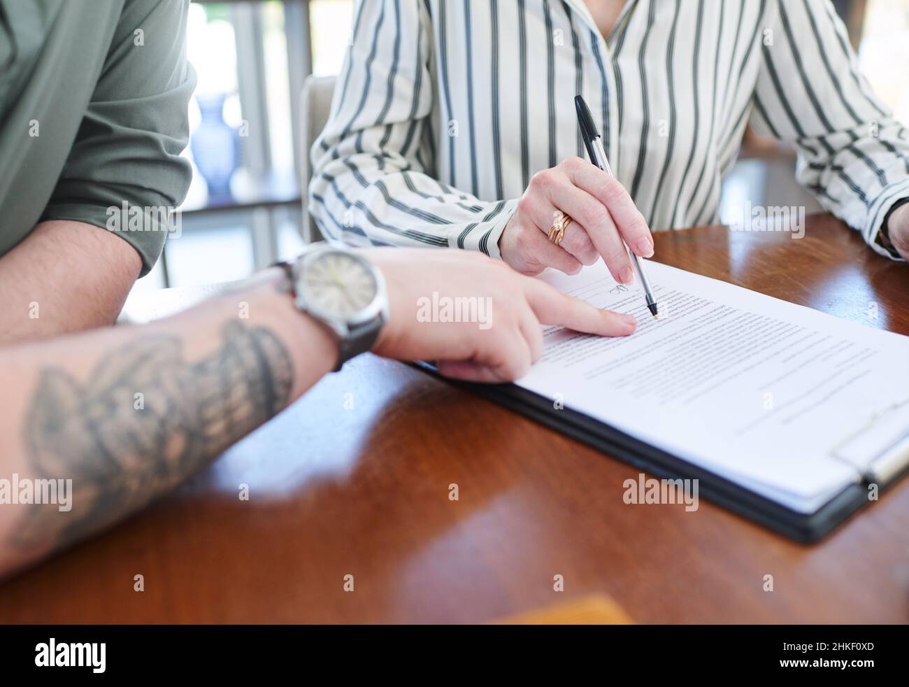 All has to be correct before we sign Stock Photo - Alamy