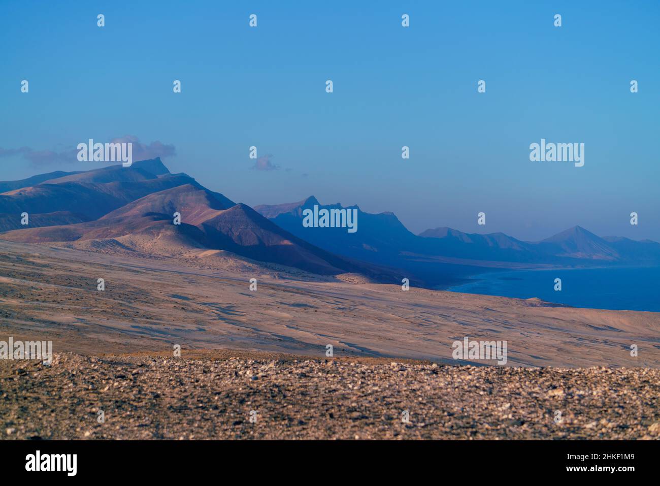 Mountain range along the Pacific coast of southern Chile Stock Photo ...