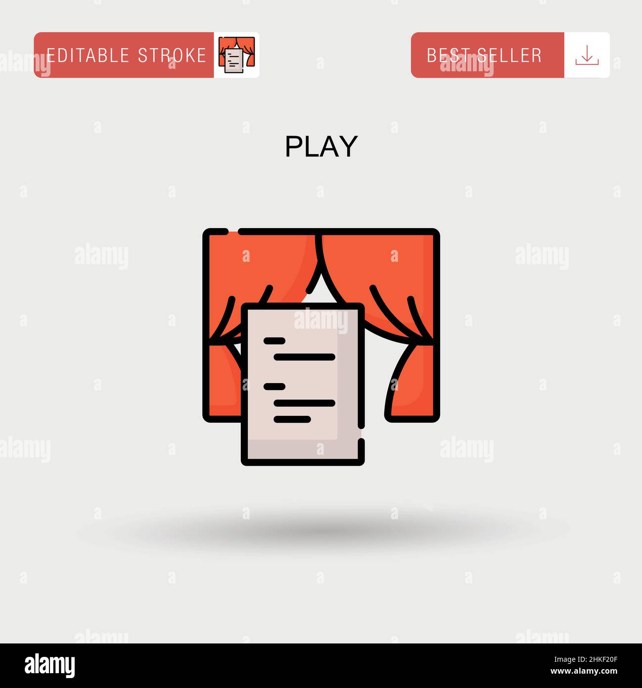 Push play Stock Vector Images - Alamy