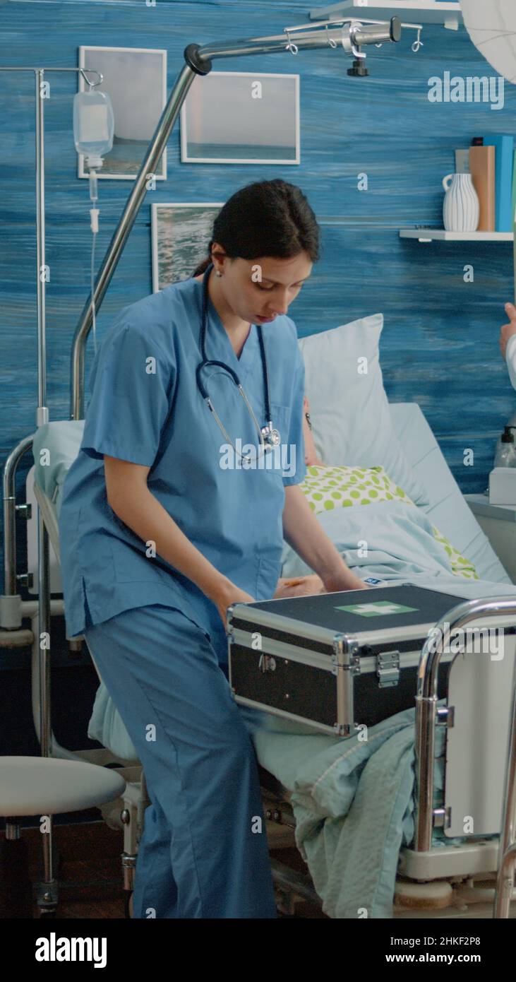 Hyperventilating woman bag hi-res stock photography and images - Alamy