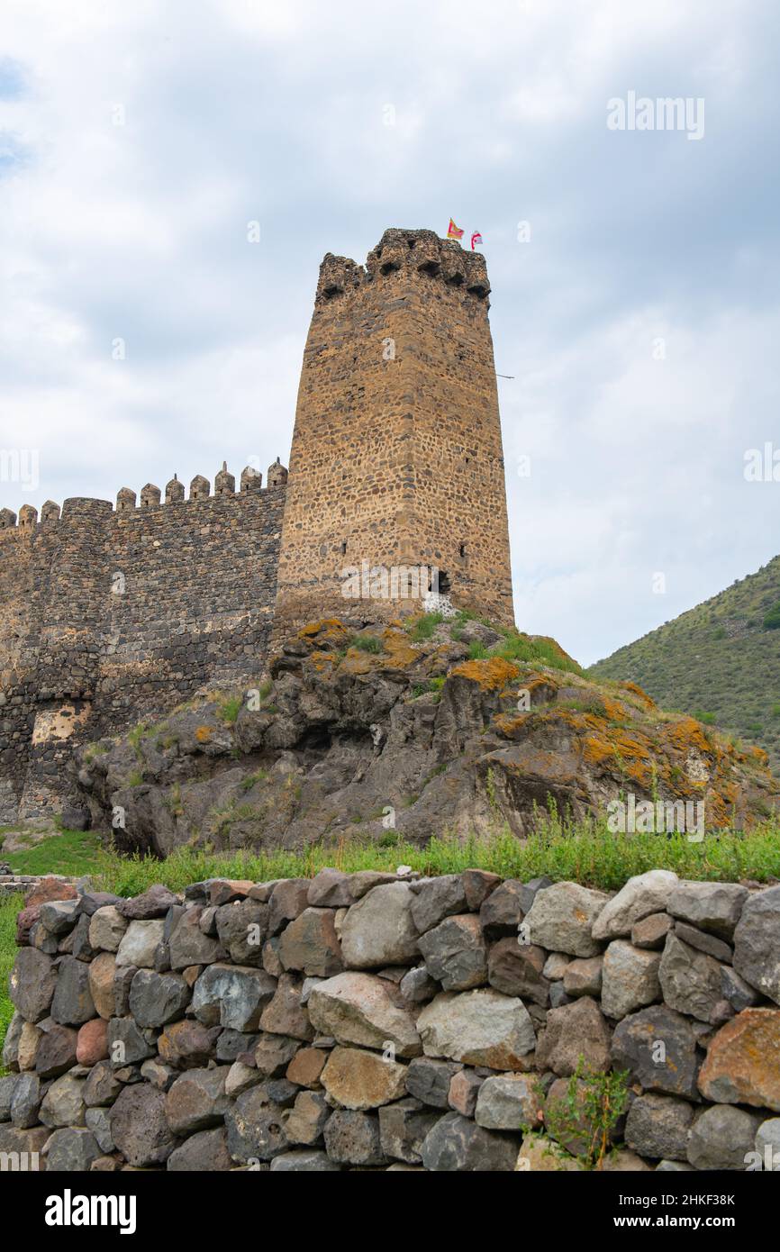 the fortress is well preserved and fits effectively into the landscape ...