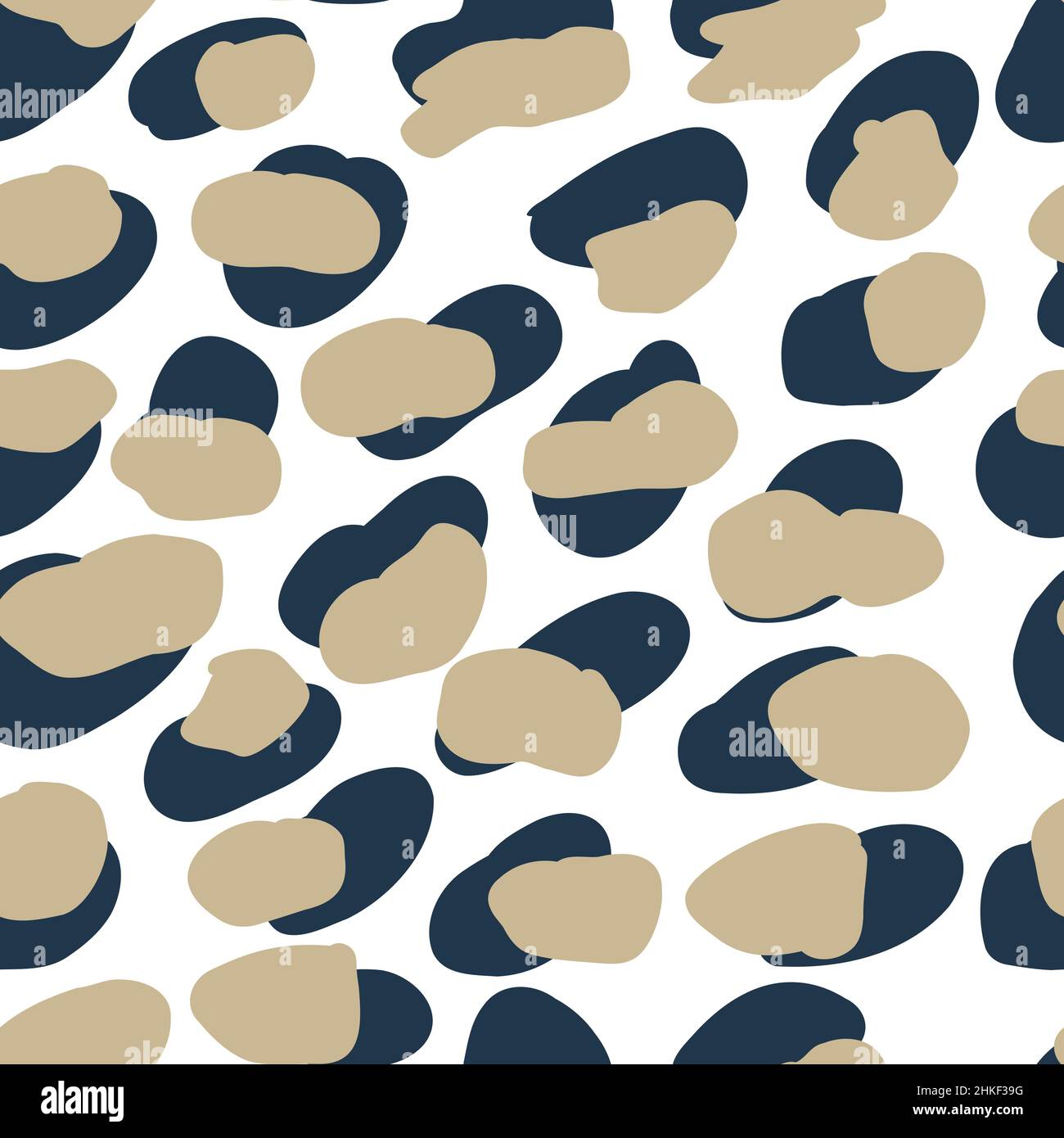 Leopard seamless pattern set. Animal skint print. Vector cool jaguar ...
