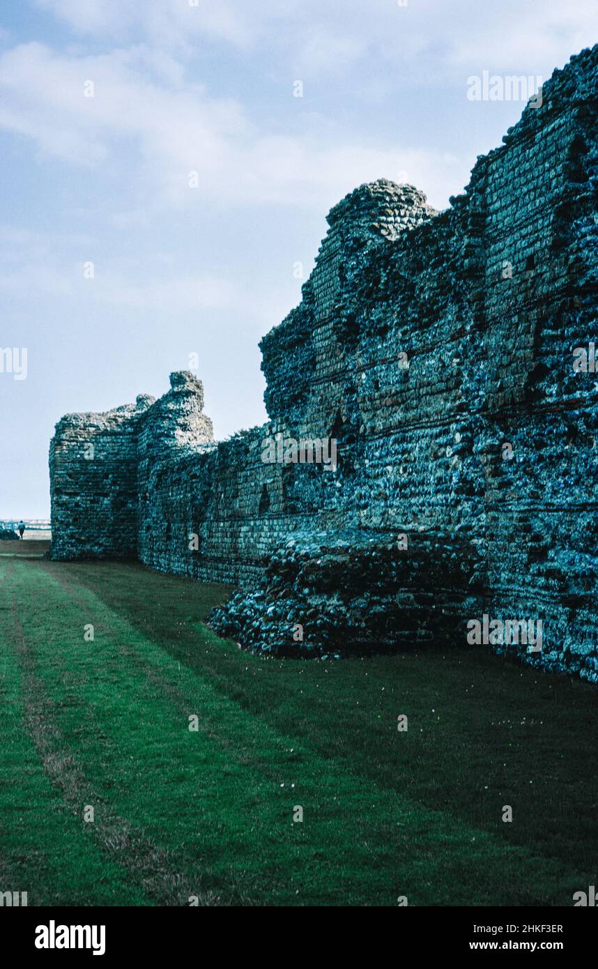 Richborough - remains of a Roman and Saxon fort on the Kent coast, it ...