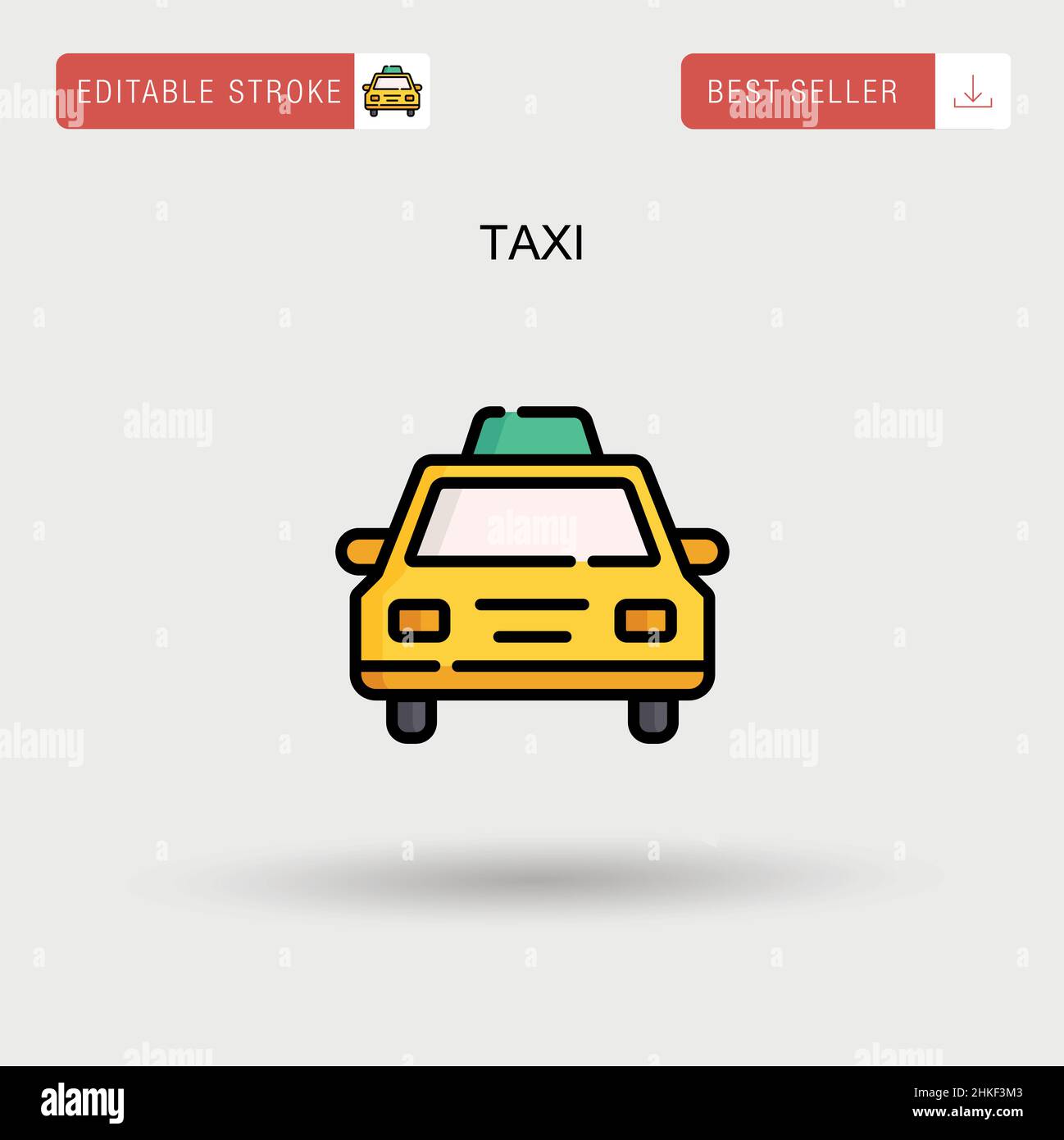 Taxi phone icon simple hi-res stock photography and images - Alamy