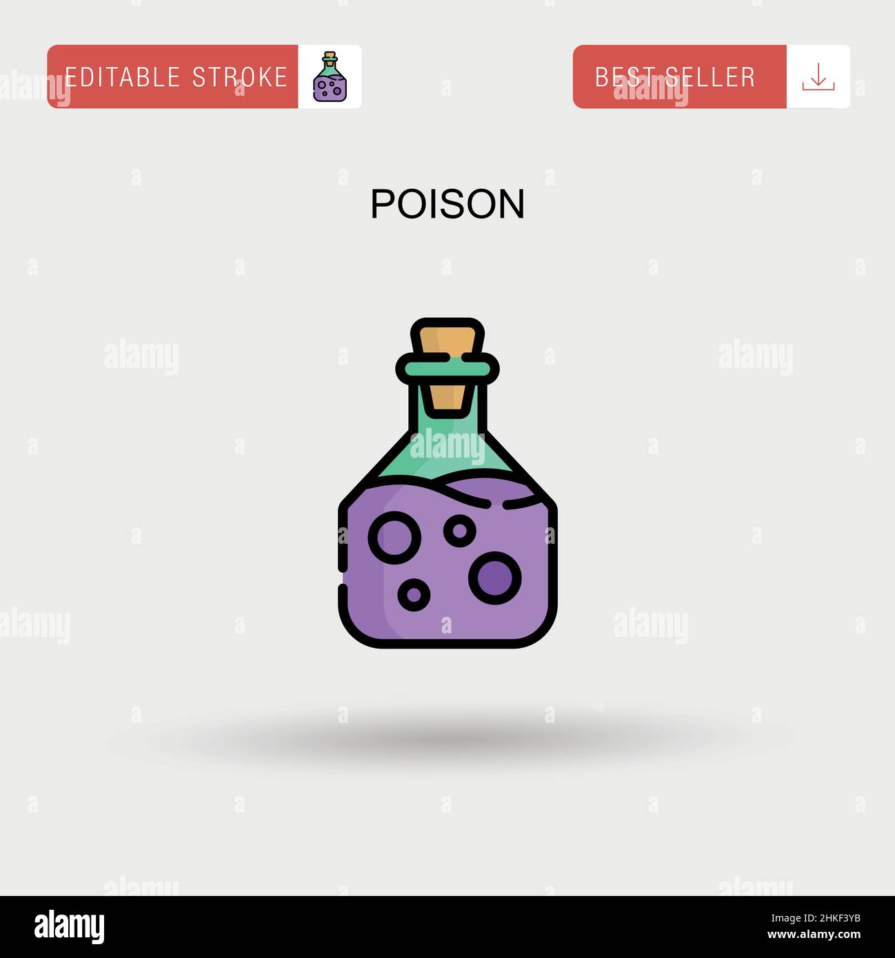 Cartoon vial poison hi-res stock photography and images - Alamy