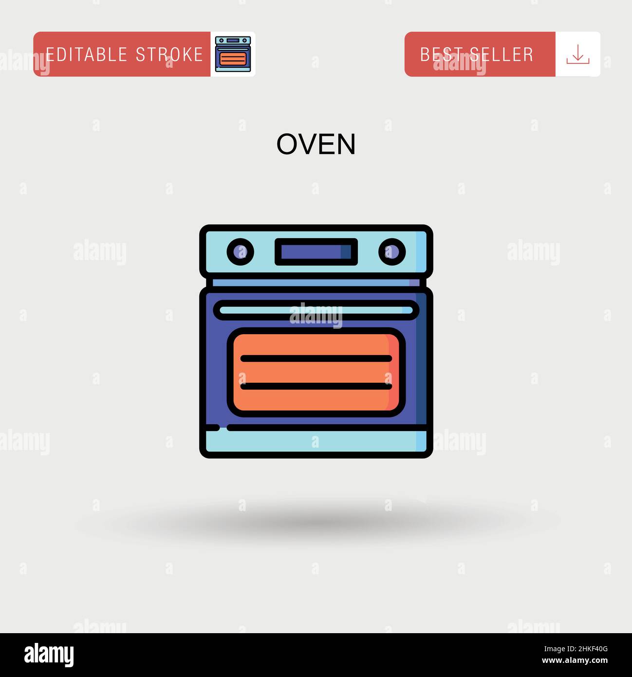 Oven Simple vector icon Stock Vector Image & Art - Alamy