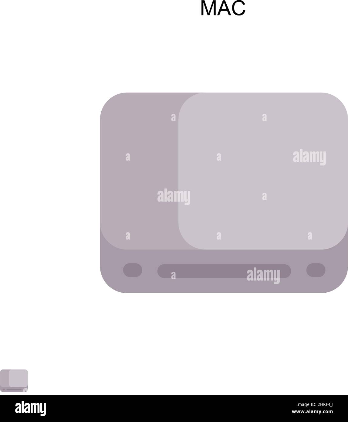 Apple mac pro front view Stock Vector Images - Alamy