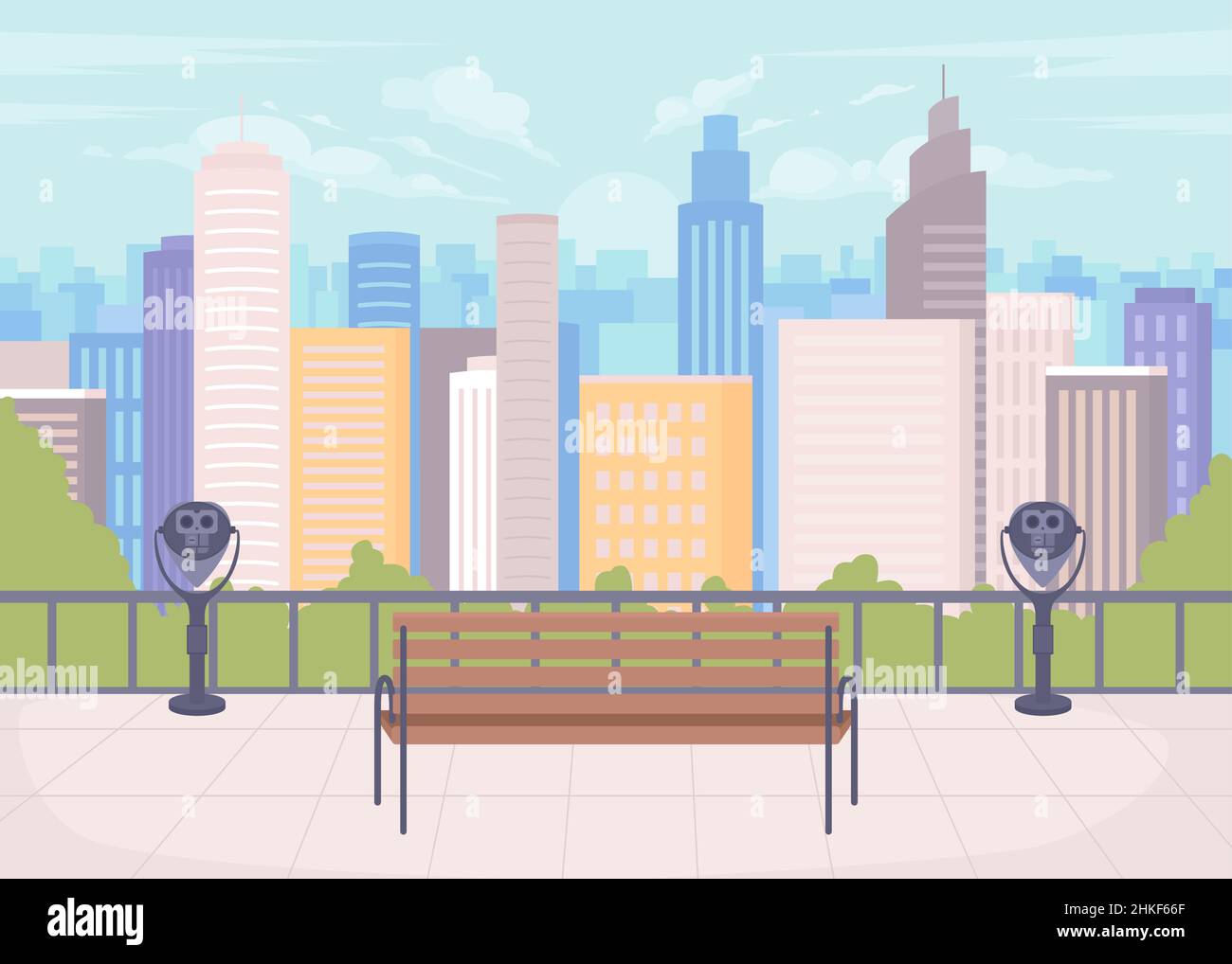 Sightseeing spectacular view Stock Vector Images - Alamy