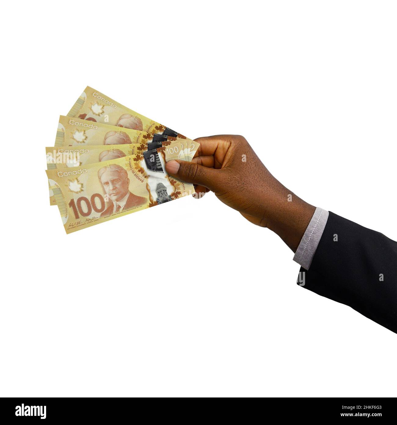 Bag Of Canadian Money