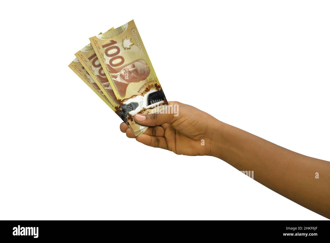 Bag Of Canadian Money