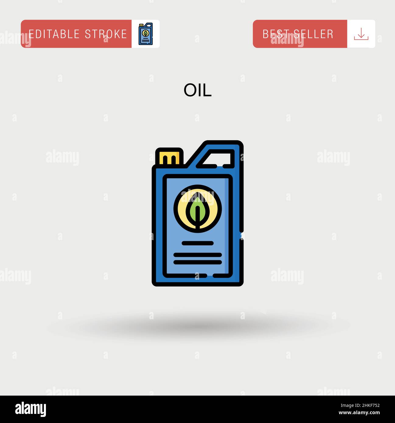 Oil Simple vector icon Stock Vector Image & Art - Alamy