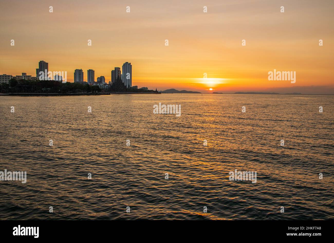 Pattaya Thailand Asia during the sunset timeline Stock Photo - Alamy