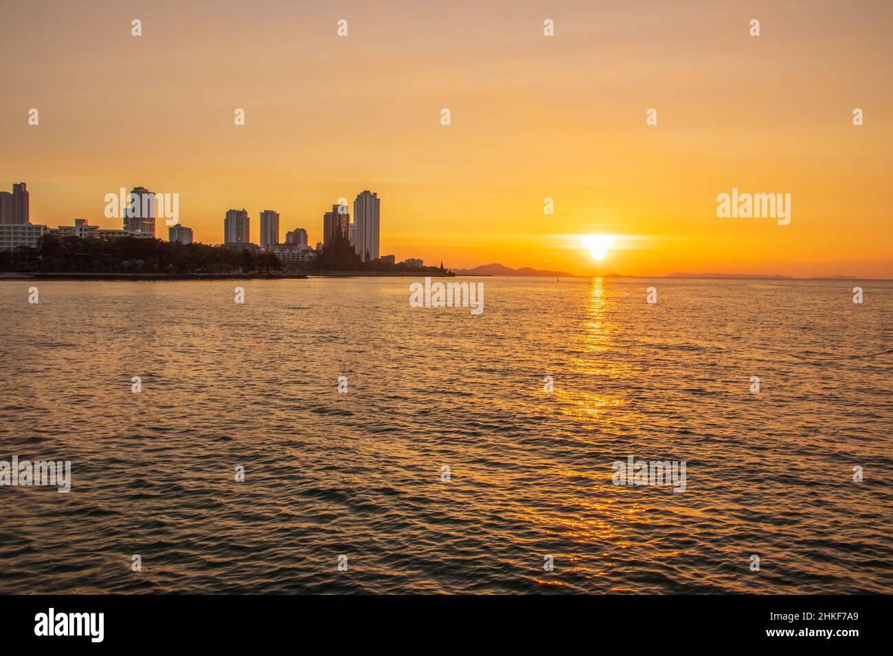Pattaya Thailand Asia during the sunset timeline Stock Photo - Alamy